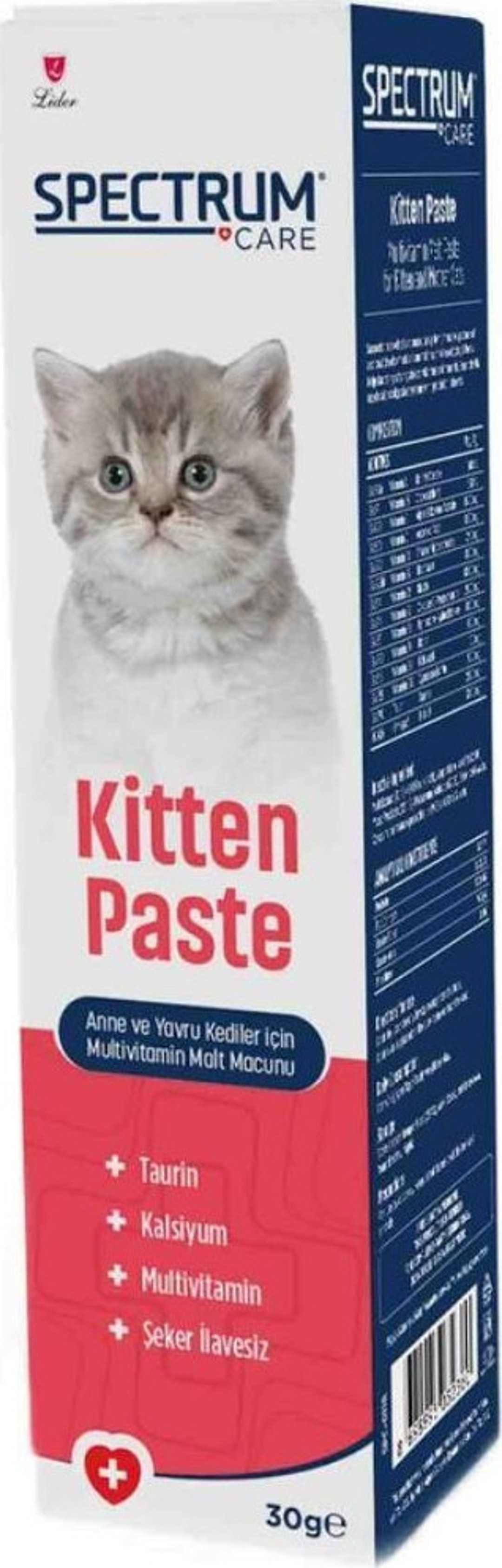 Spectrum Kitten Paste Yavru Kediler için Multivitamin Malt Macunu 30 gr ...