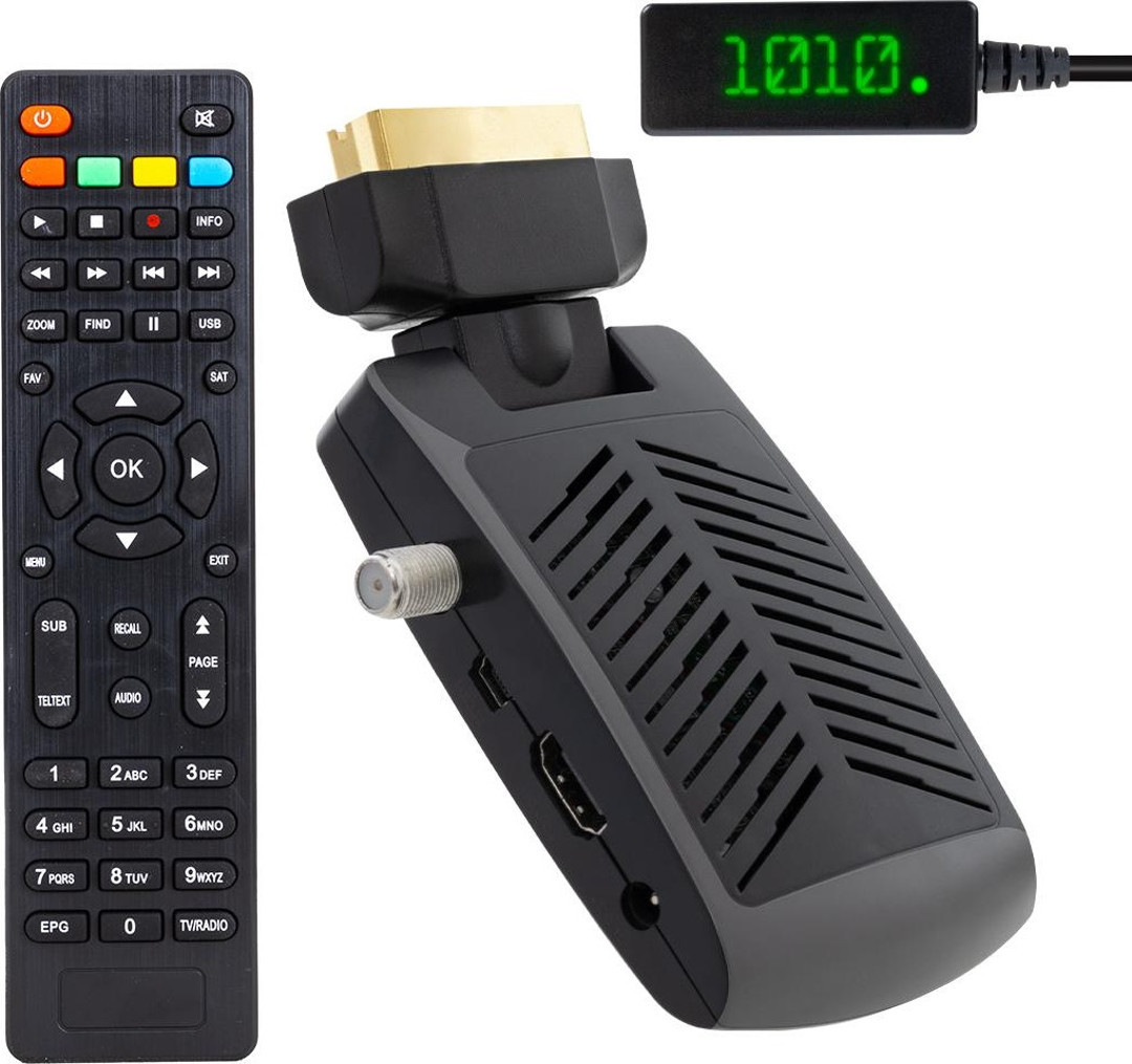 PLATO MULTI MINI SCART HD DISPLAY GÖZLÜ UYDU ALICISI - idefix