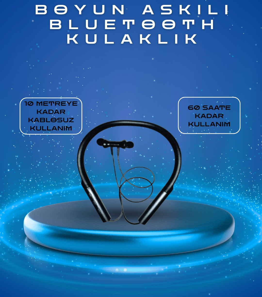 Eldenör Polygold PG-100 Type-C Şarjlı Bluetooth Kulaklık – Boyun Askılı ...
