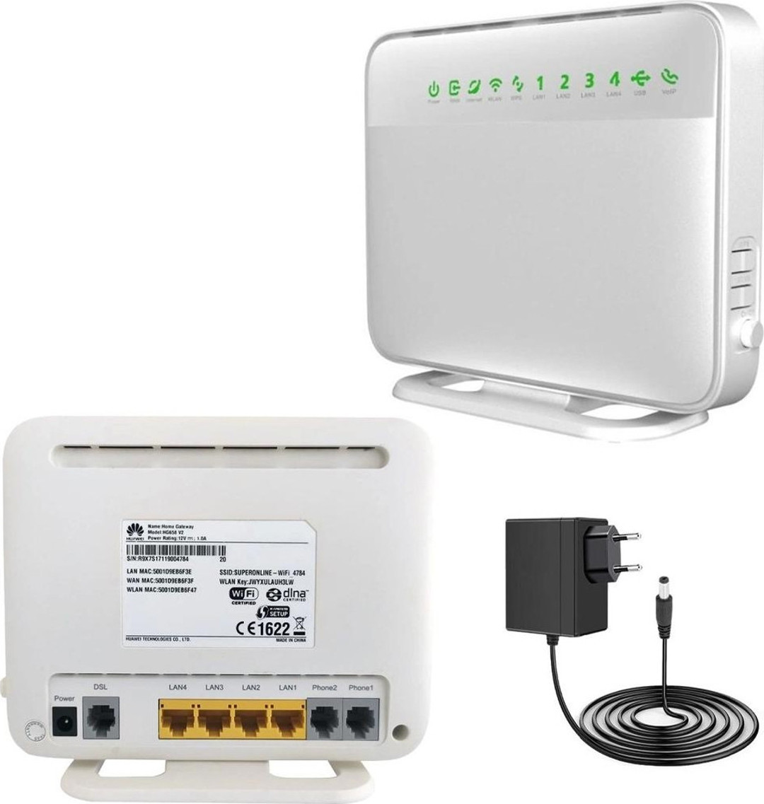 Huaweı Hg658 V2 Vdsl-Adsl 4 Port 300 Mbps Modem (2818) - idefix