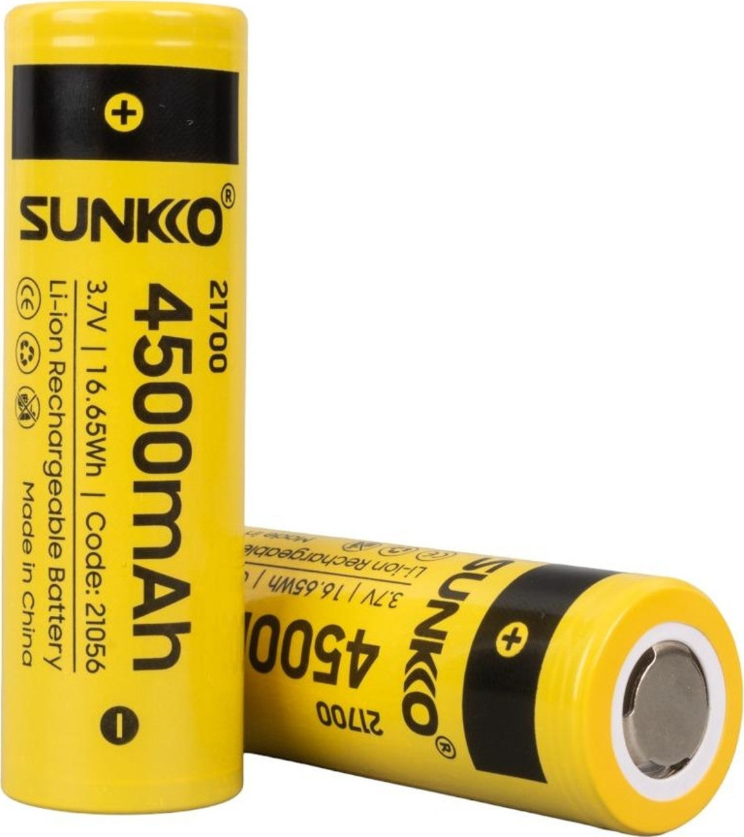 Just Cheap Store Sunkko 3.7 Volt 4500 Mah 21700 Şarj Edilebilir Pil ...