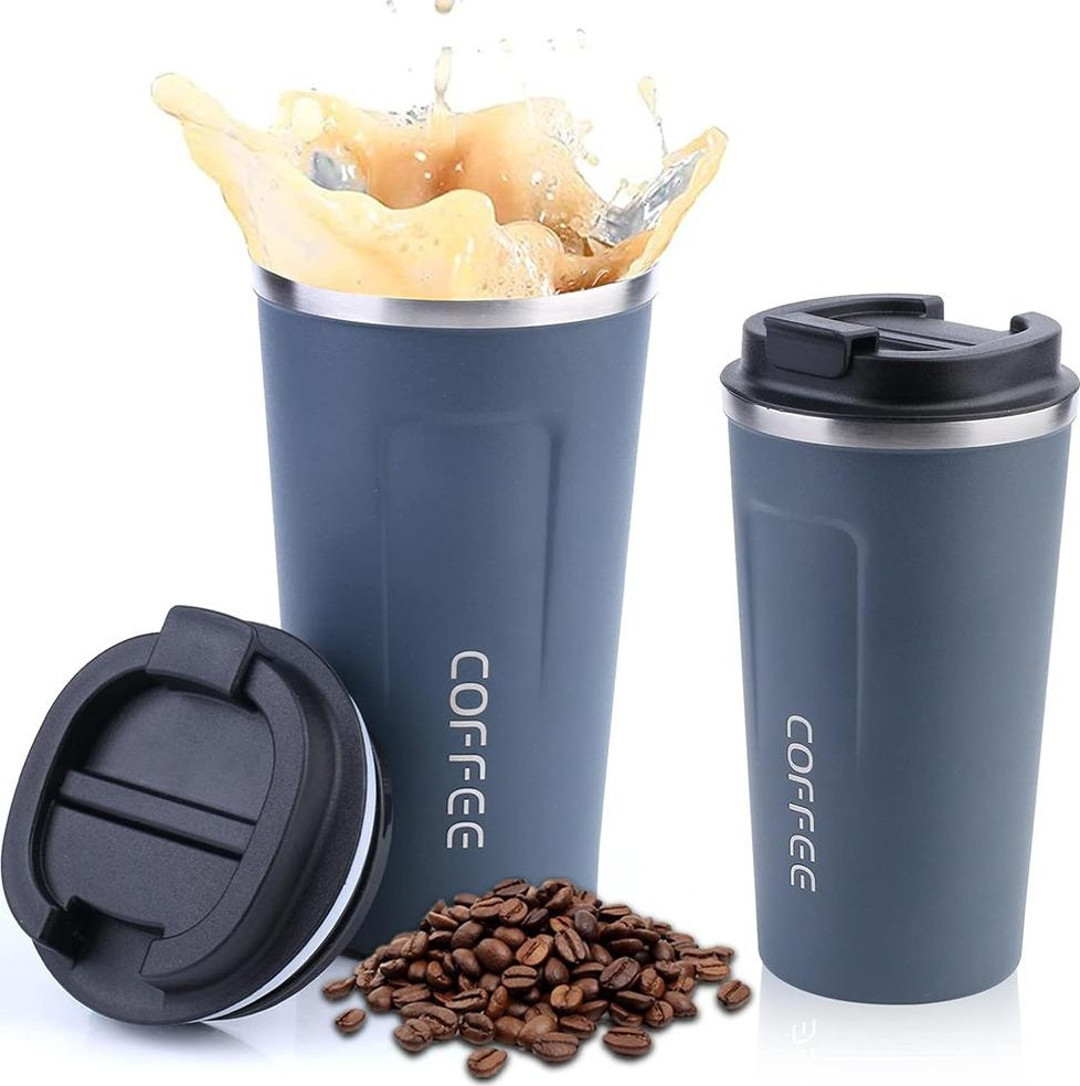 Sunup Paslanmaz Çelik 380 Ml Vakumlu Kapaklı Termos Kupa Oto Araç Tipi ...