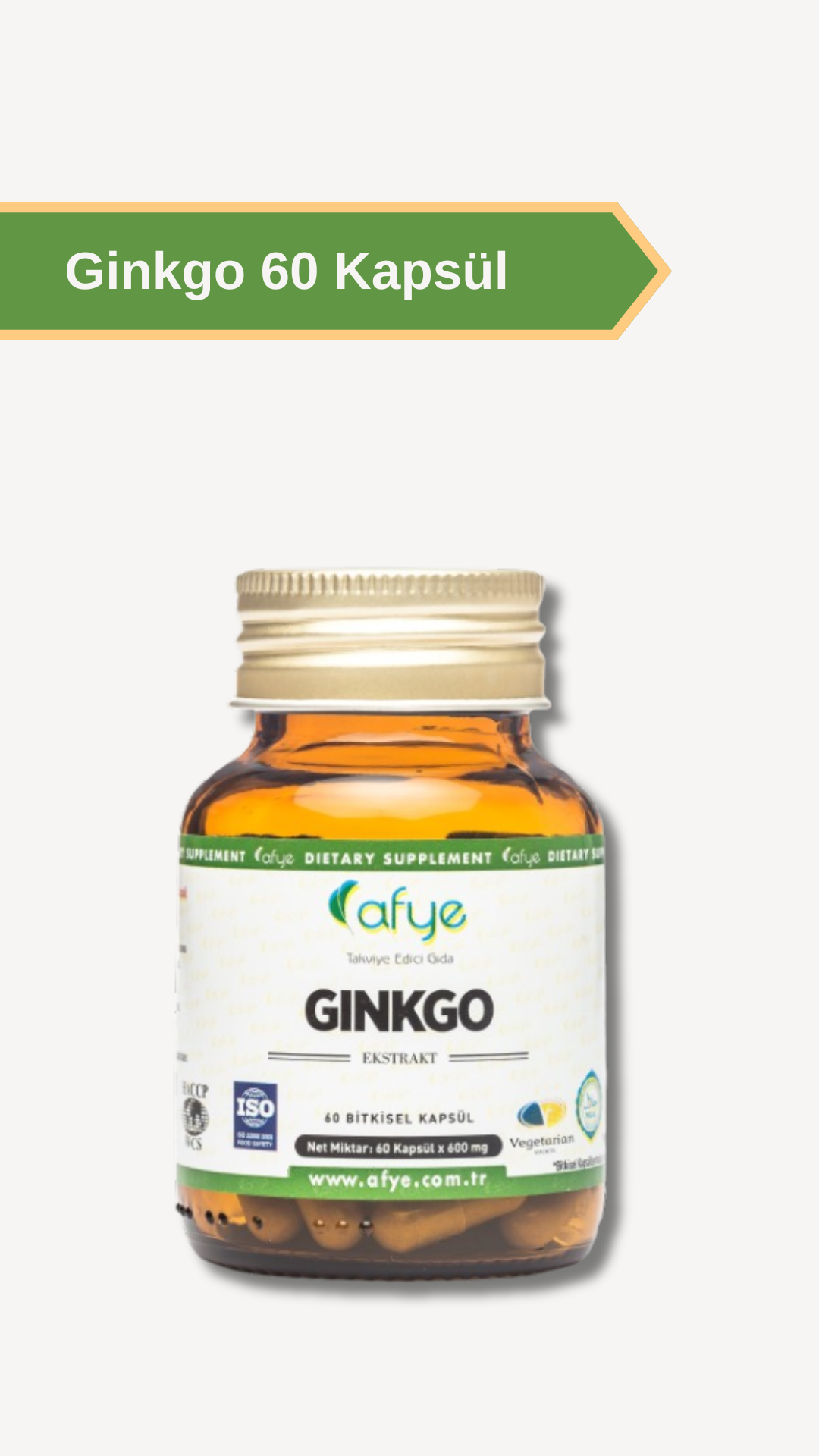 Afye Ginkgo 60 kapsül - idefix