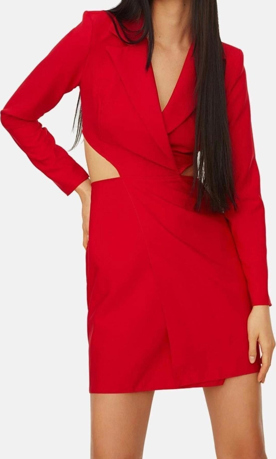 Moda Fit Gündüz Gece Finike Dokuma Ceket Yaka Uzun Kol Ceket Elbise ...