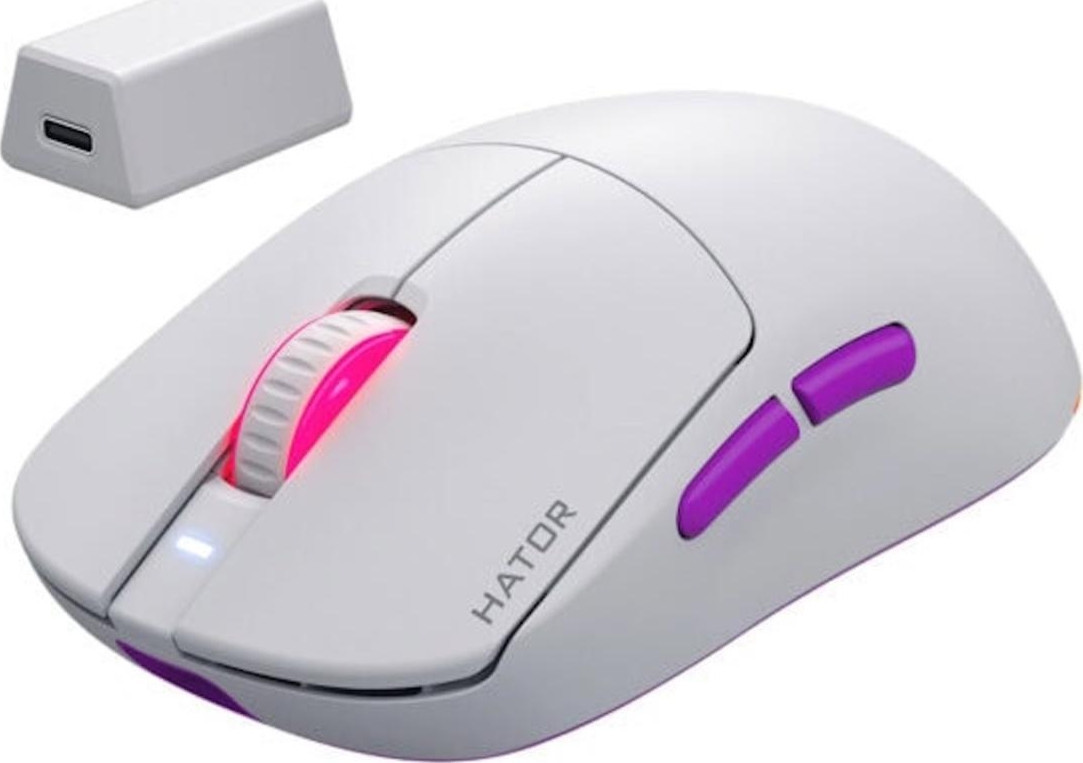 HATOR Quasar 3 ULTRA White 8K Hz PixArt PAW 3950 Sensör RGB Kablosuz ...