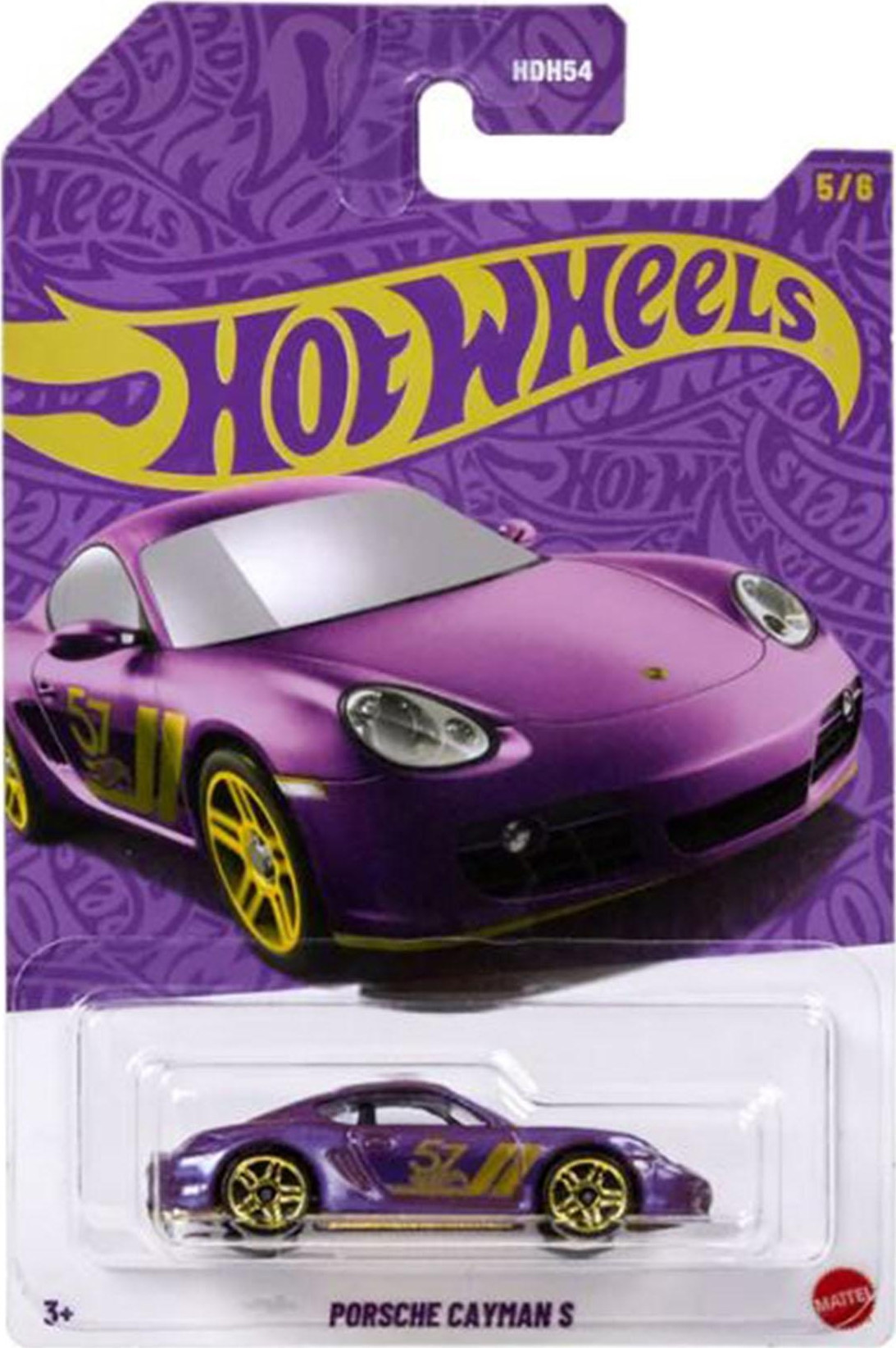 Hot Wheels - Porsche Cayman S (1/64) Mor - 57th Anniversary - 2025 Serisi