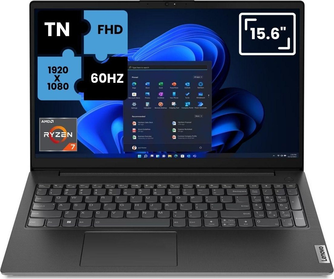 Lenovo V15 G4 Amd Ryzen 7 7730U 16GB 512GB SSD Windows 11 Home 15.6 ...