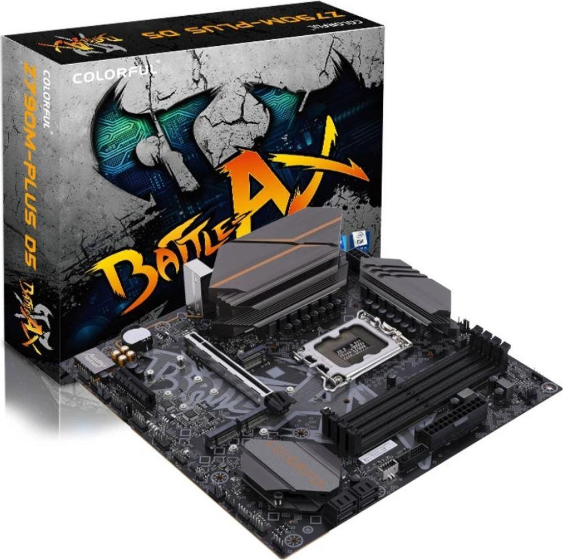 COLORFUL BATTLE-AX Z790M PLUS D5 V20 DDR5 6800Mhz ATX 1700p Gaming ...