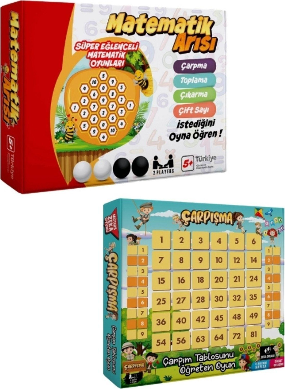 Zeka Dolabı Matematik Arısı - Çarpışma ( Toplama, Çıkarma, Çarpma ...