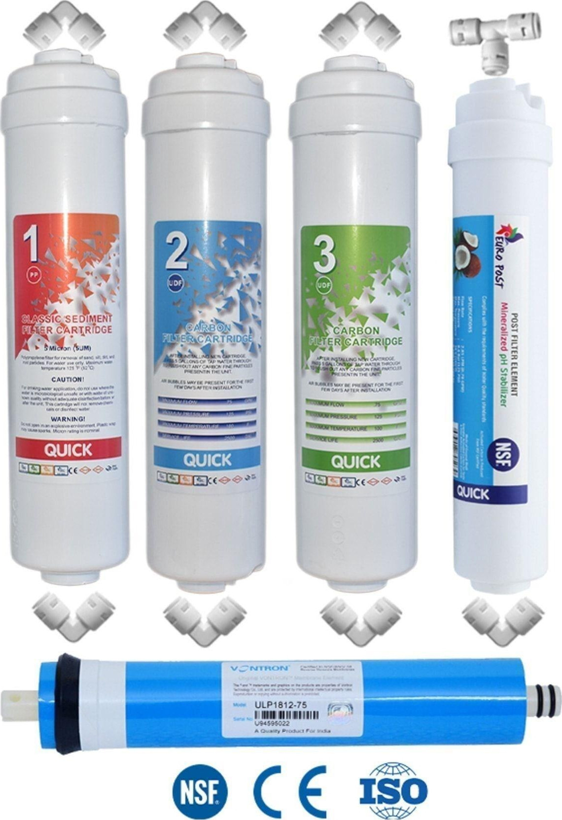Filter Store Kapalı Kasa Su Arıtma Cihazı 5 Aşama Inline Vontron ...