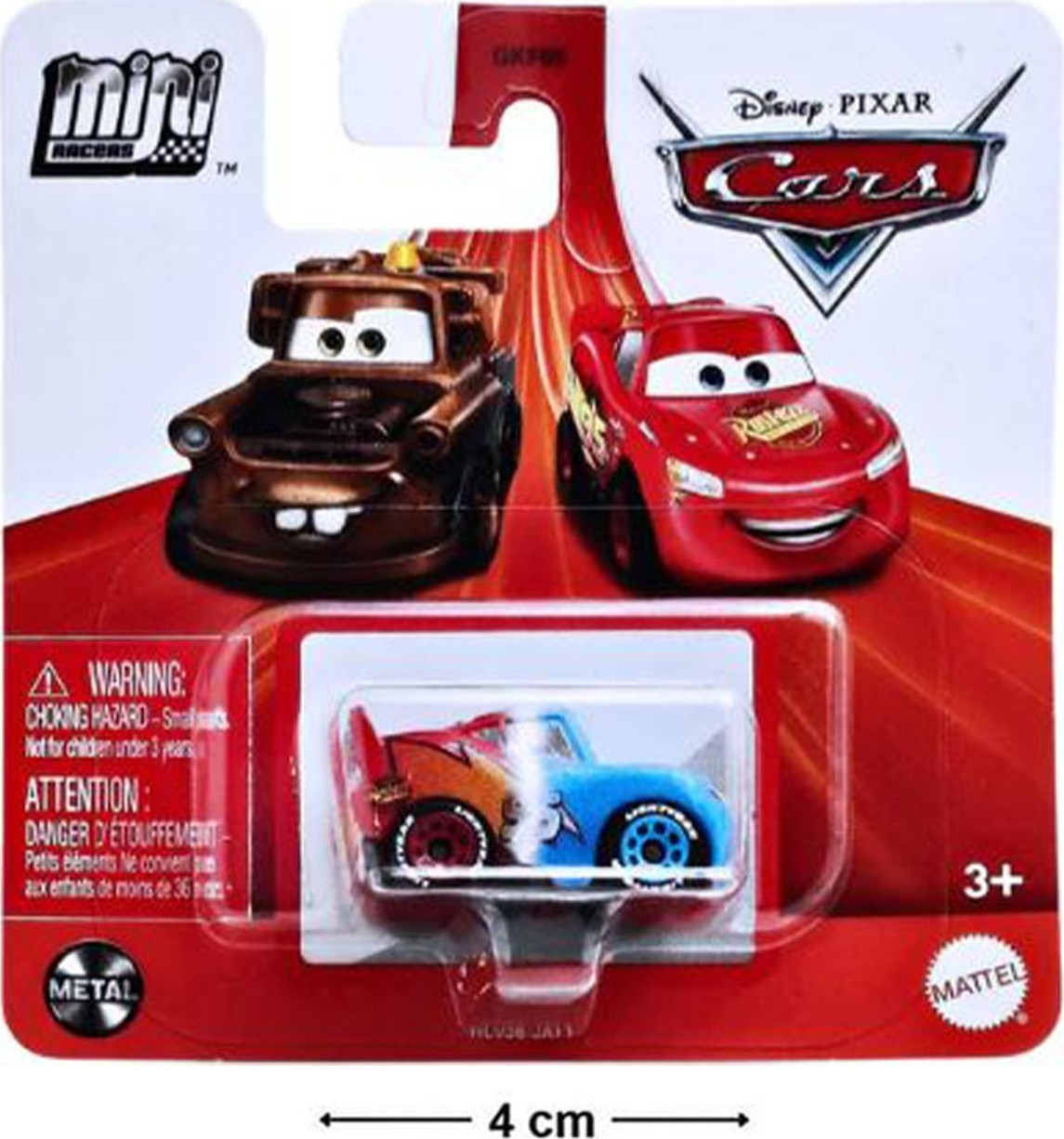 Disney Pixar Cars - Mini Racers - Transforming Lightning Mcqueen