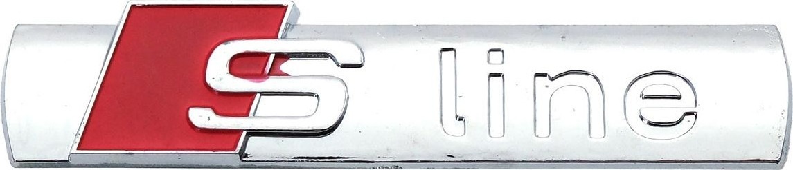 S-Line Plastik Krom Arma Bagaj Etiketi Logo Sticker