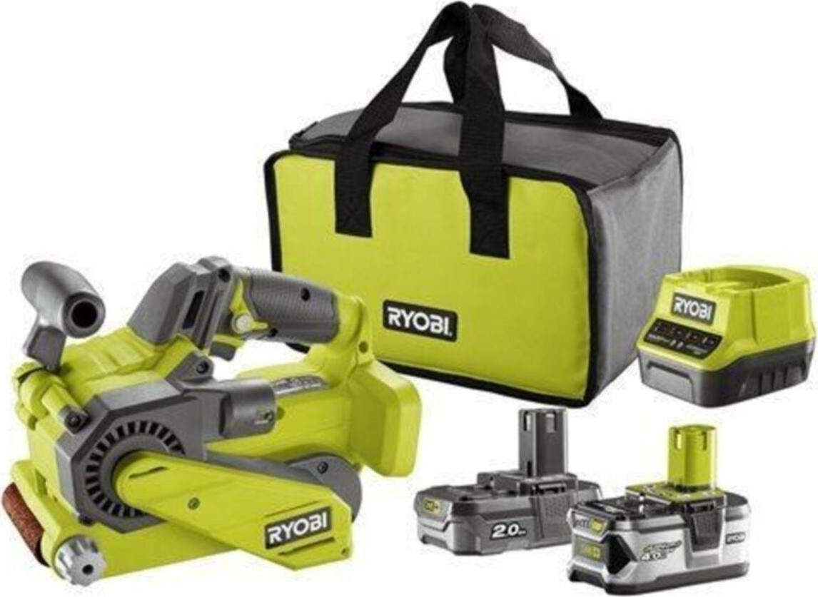 Ryobi R18Bs-242S 18 V Çift Akülü Tank Zımpara Makinesi - idefix