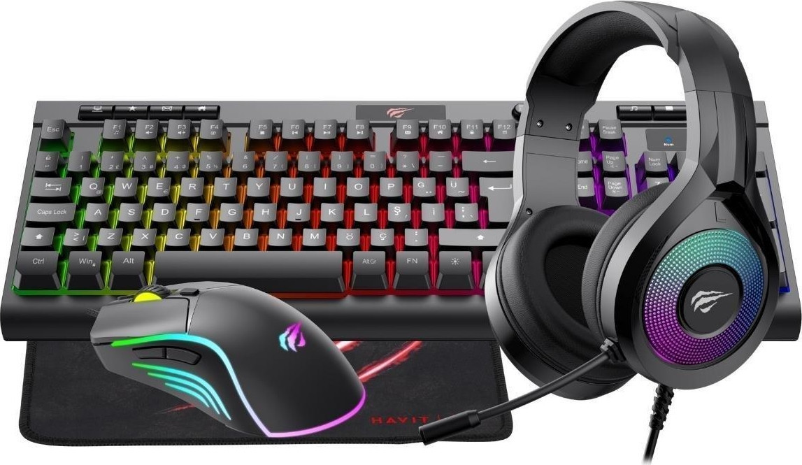 Havit Havit Gamenote KB887CM-TUR 4'lü Gaming Set – Klavye, Mouse ...