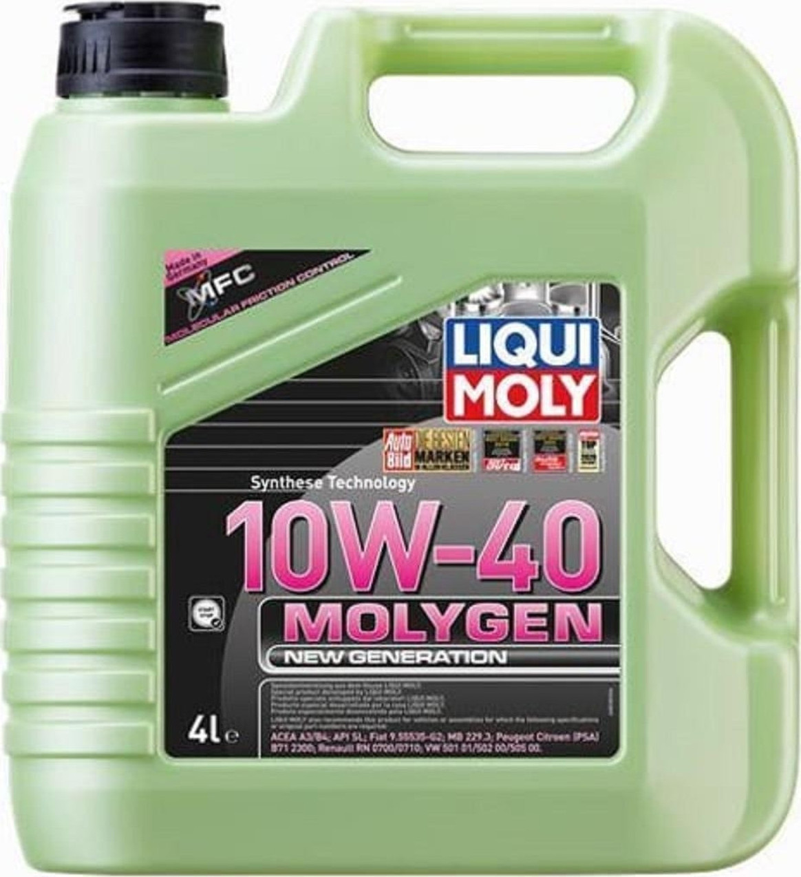 LIQUI MOLY MOLYGEN NEW GENERATION 10W-40 4 LİTRE MOTOR YAĞI - idefix