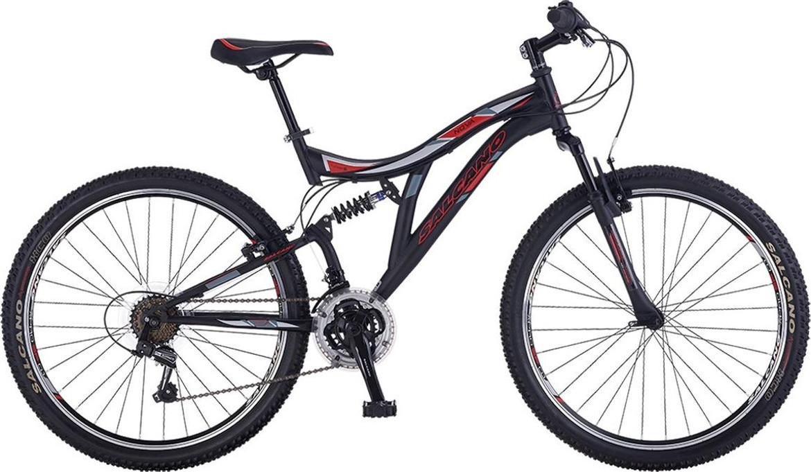 Salcano Nova 26 V Fren 21 Vites Çift Amortisörlü 26 Jant Dağ Bisikleti ...