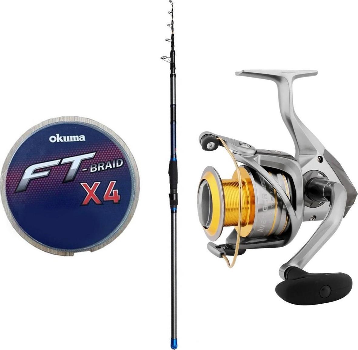 YekOutdoor Profesyonel Surf Olta Seti Dam Imax Tele Surf 4.20M 100-250G ...