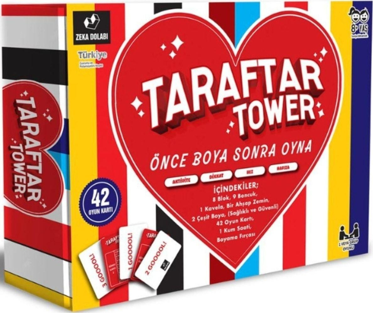 Zeka Dolabı Taraftar Tower Bordo-Mavi ( Önce Boya Sonra Oyna, Hafıza ...