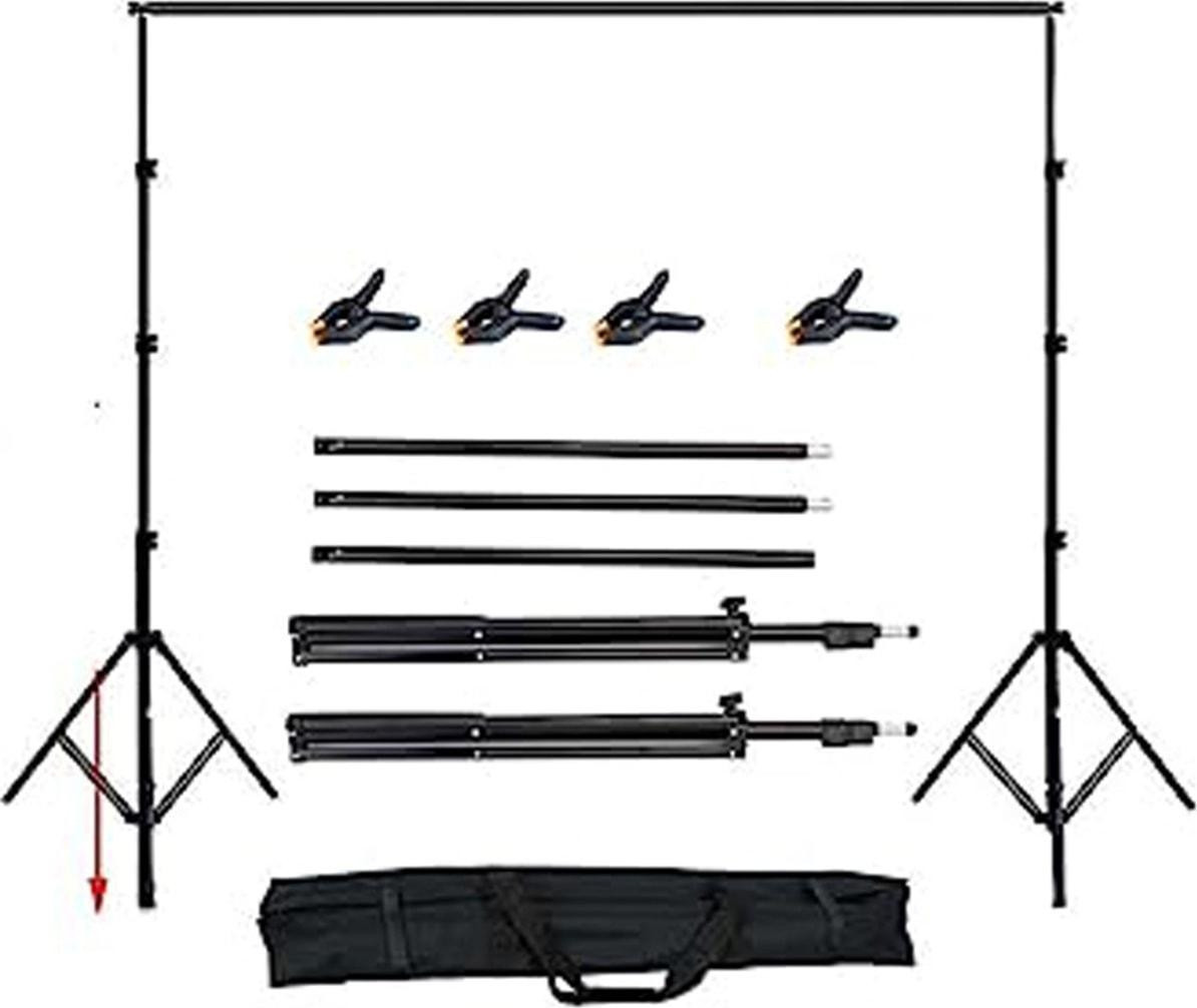 Fototek 2,5X3M Backdrop Fon Standı Stüdyo Stand Kit Taşıma Çantalı Set ...
