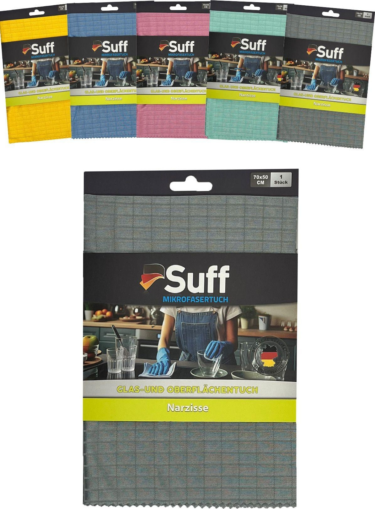 Suff Nergis Mikrofiber Bez /Cam-Ayna Bezi (70X50Cm)