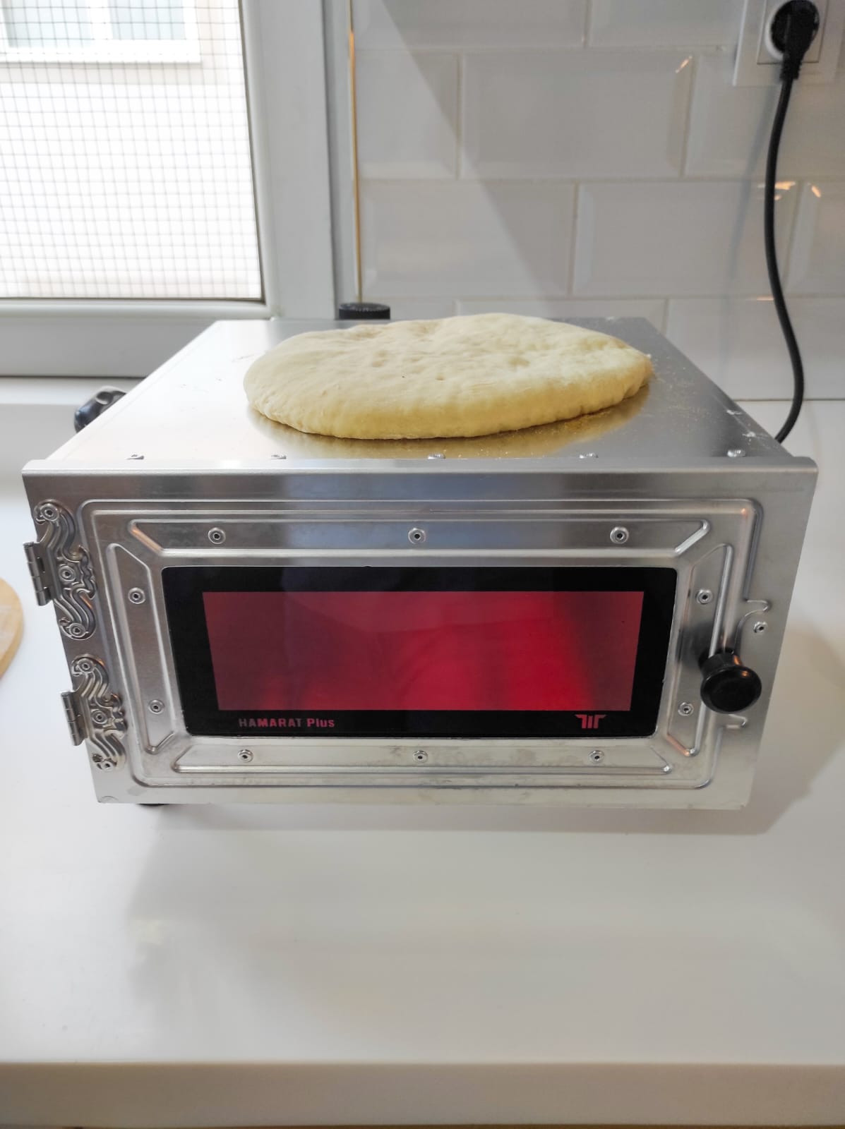 Tifer Hamarat Fırın Bazlama Lahmacun Hamaratım Fırın 19lt Gri - idefix