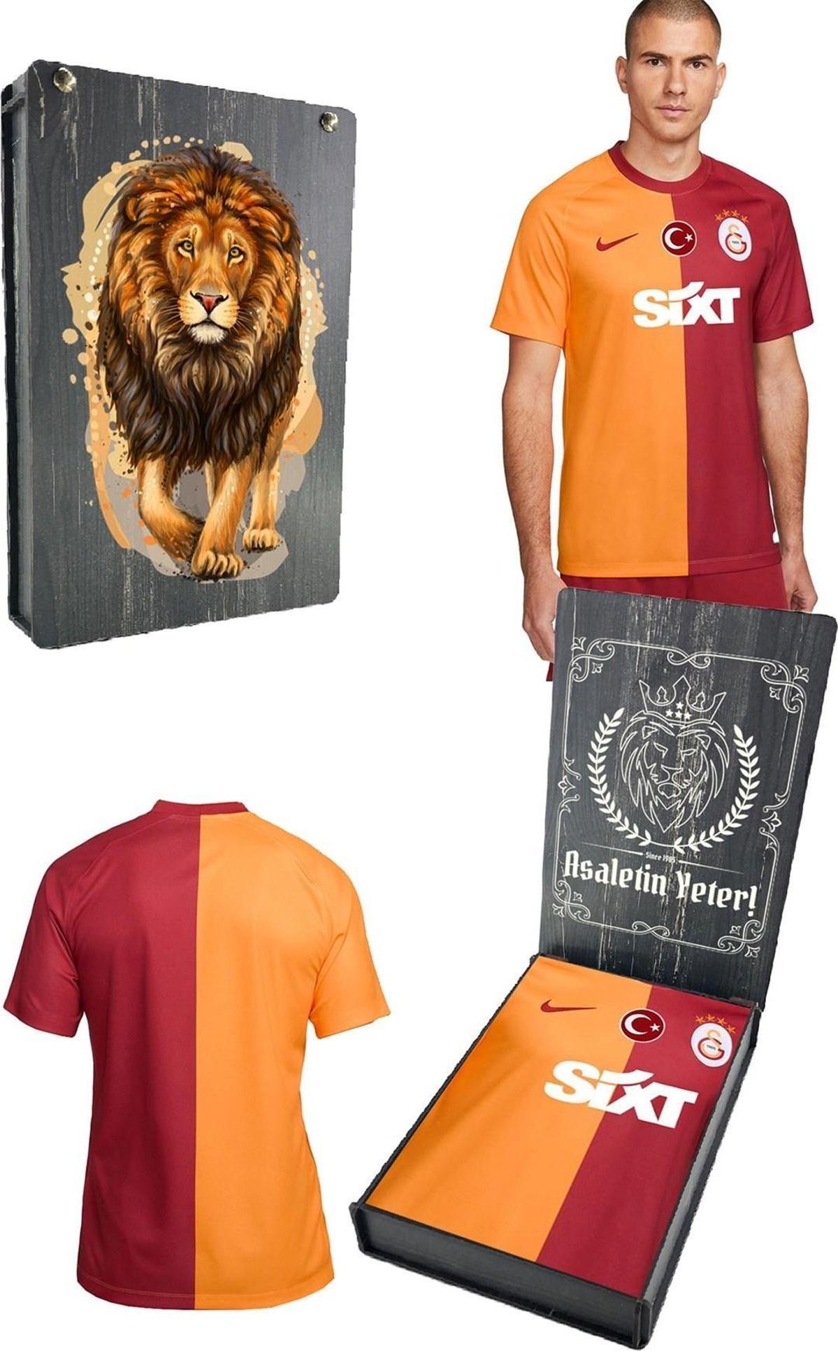 Galatasaray Orijinal 23-24 Parçalı Forma Gs Aslan Baskılı Hediyelik ...