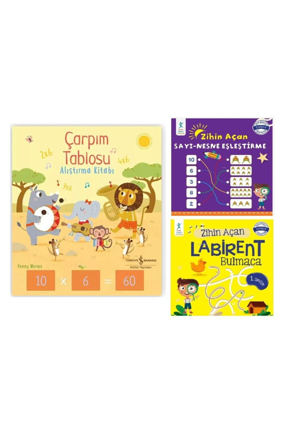 Çarpım Tablosu Alıştırma Kitabı - Zihin Açan Sayı Nesne Eşleştirme ...