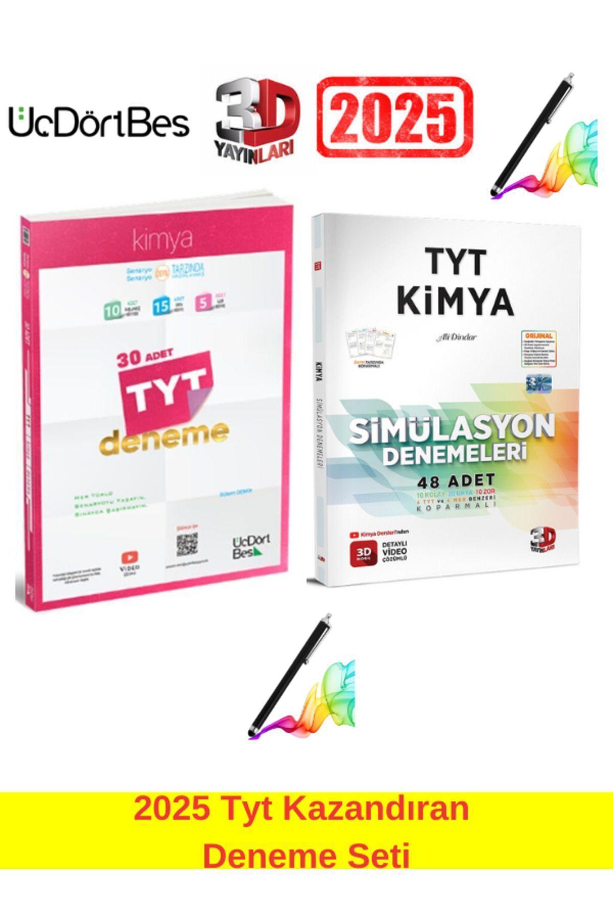 2025 Tyt Kimya 30 Adet Deneme-3D 2025 Tyt Kimya 48 Adet Deneme Seti (78 Adet)+Kalem - undefined ...
