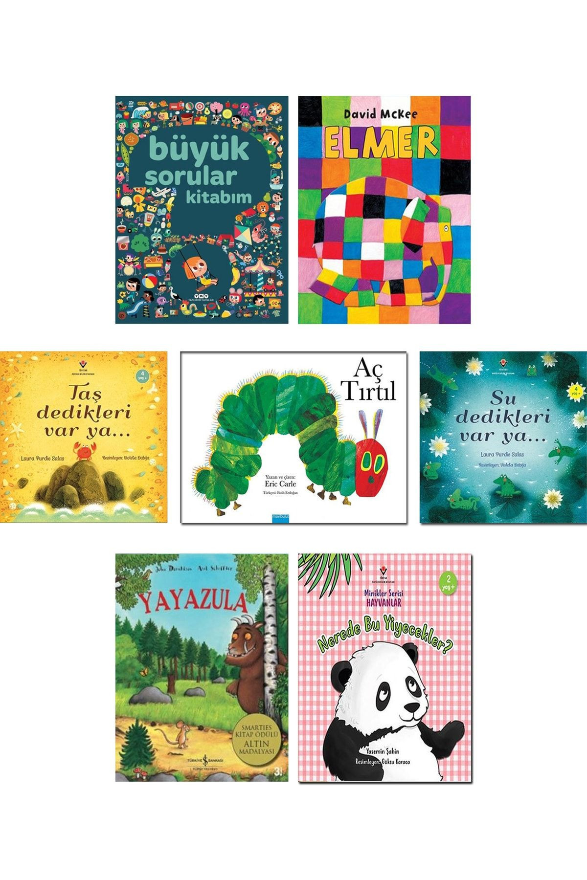 Tübitak Yayınları Aç Tırtıl Eric Carle Büyük Sorular Kitabım Yayazula ...