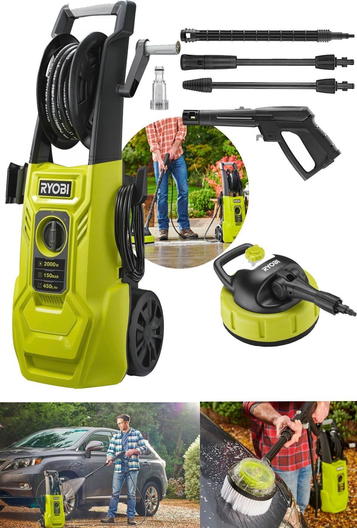 Ryobi Alman Ry150Pwa 2000W Yüksek Basınçlı Oto Yıkama Makinesi 150 Bar ...