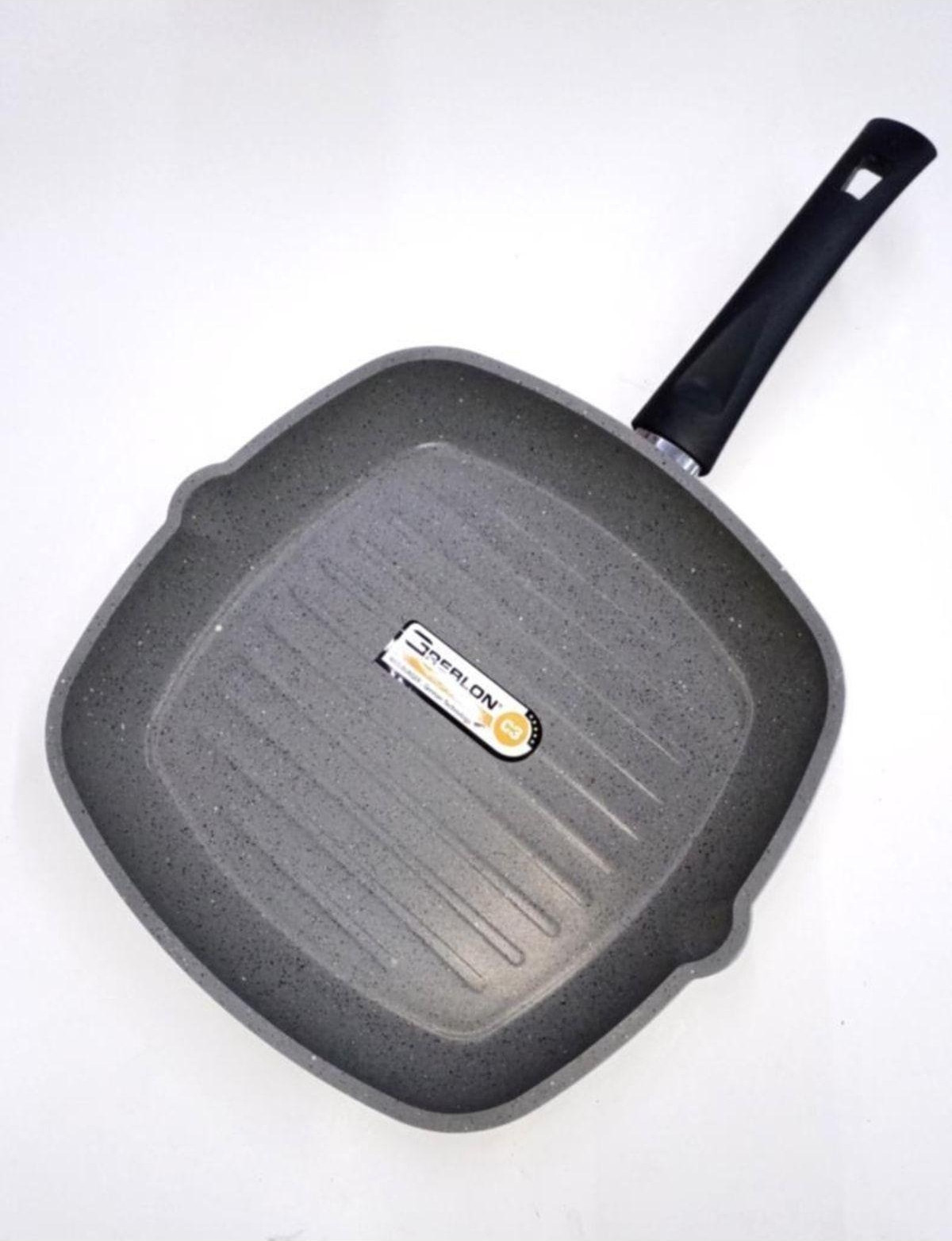 Abnturk Oluklu Granit Teflon Grill 28Cm Kare 8Mm Döküm Tava Efsane ...