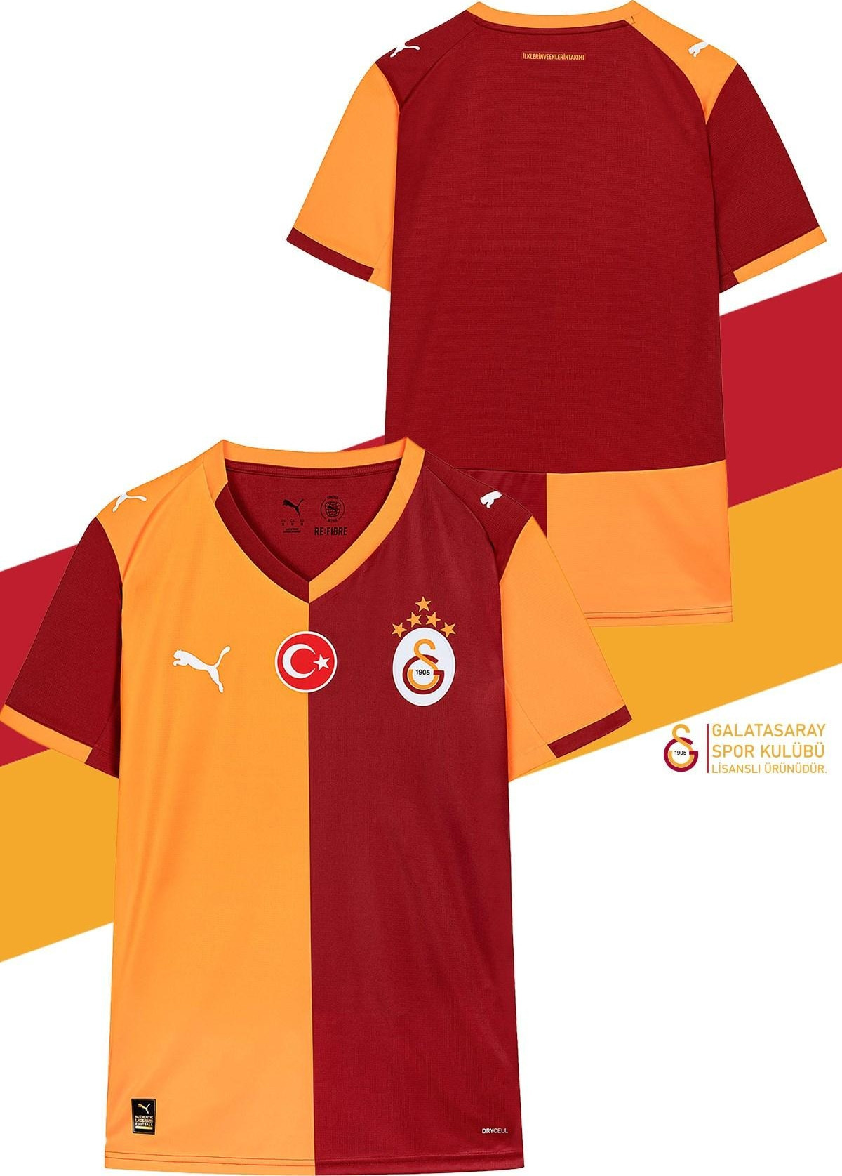 Galatasaray Orijinal Lisanslı 2025/26 Parçalı Yeni Sezon Forma - idefix