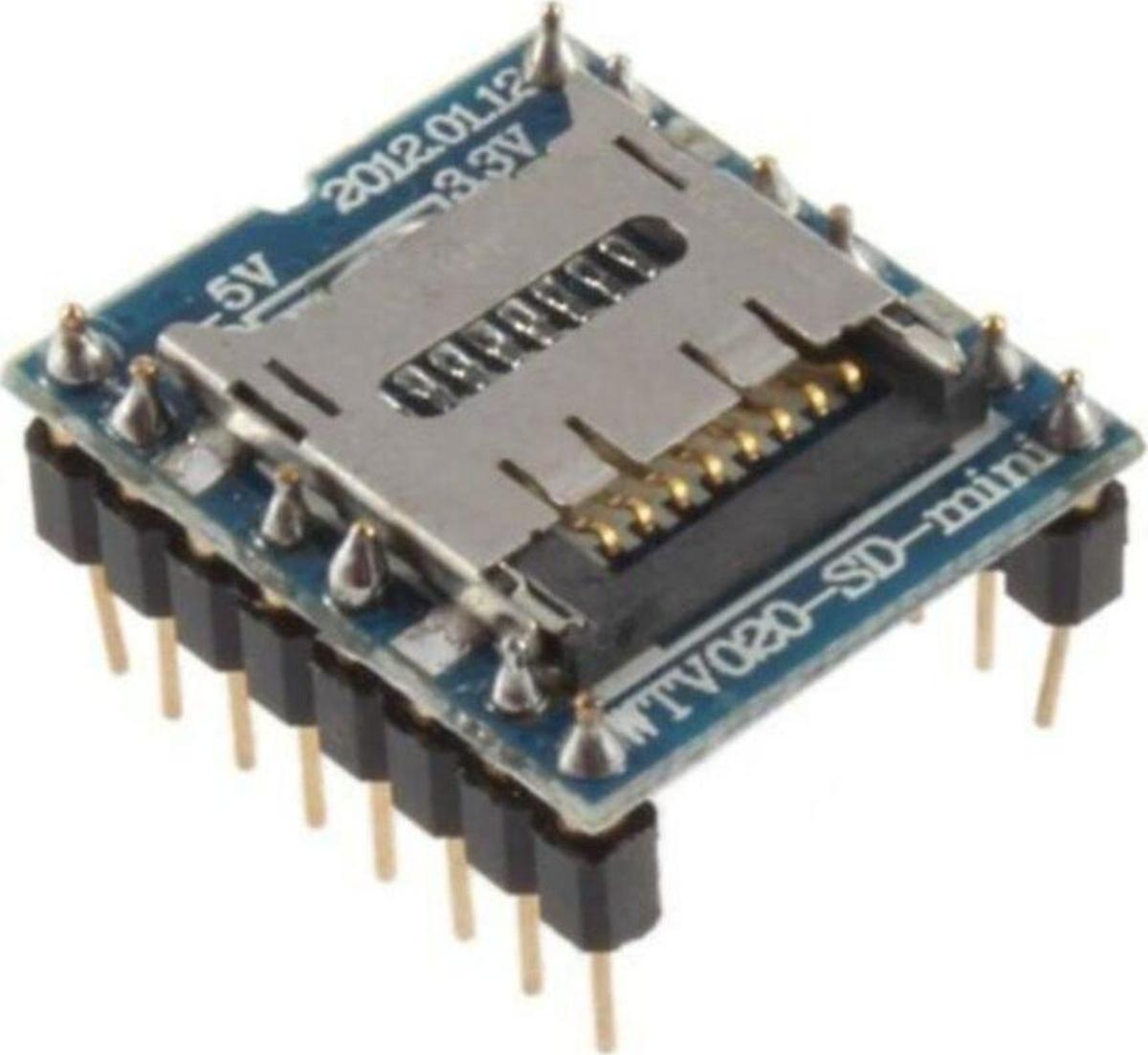 Arduino Wtv020 Mini Sd Kartlı Ses Modülü - idefix