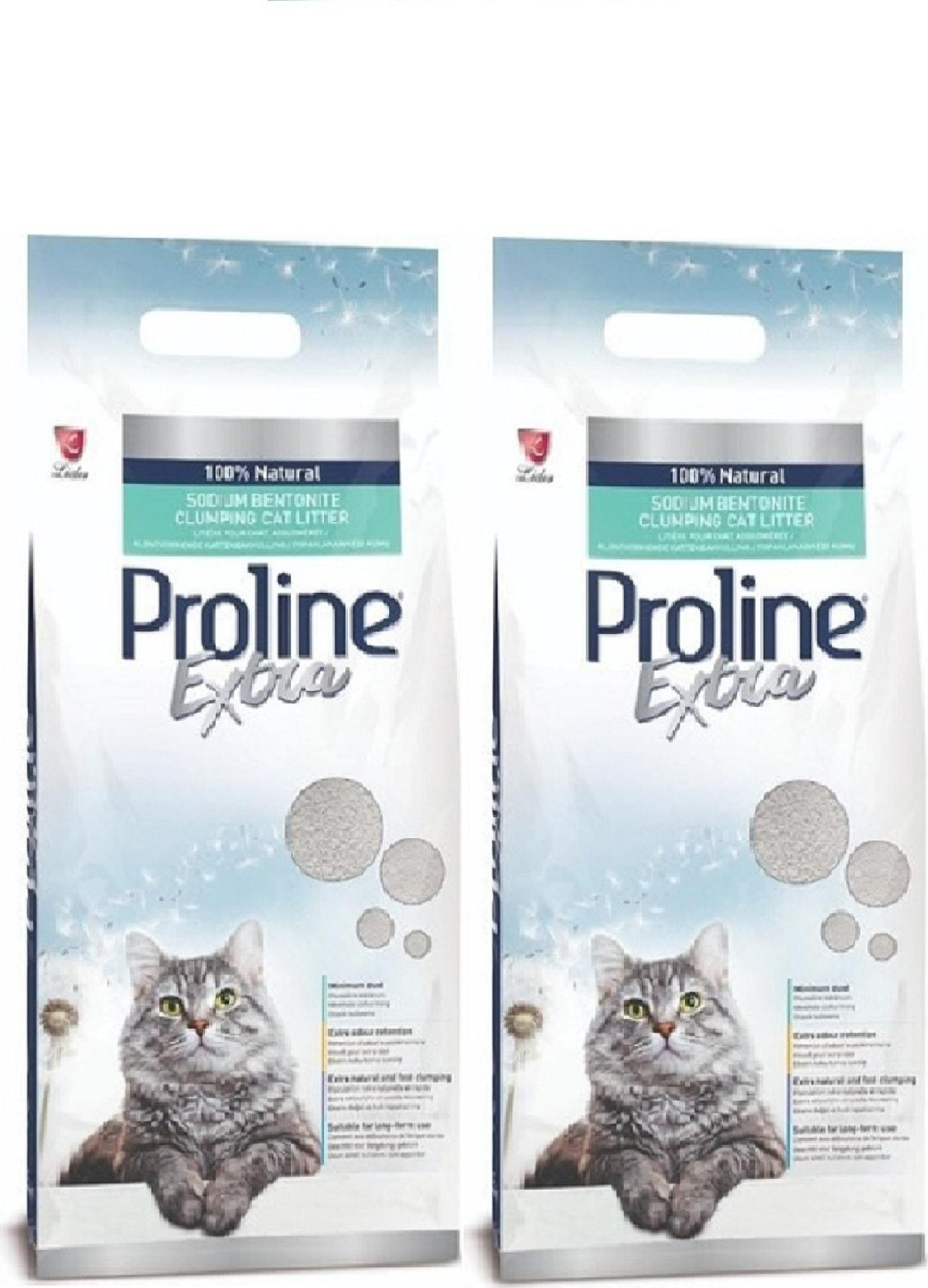 Proline Extra Sodium Bentonite İnce Taneli Kedi Kumu 10 kg x 2 Adet ...