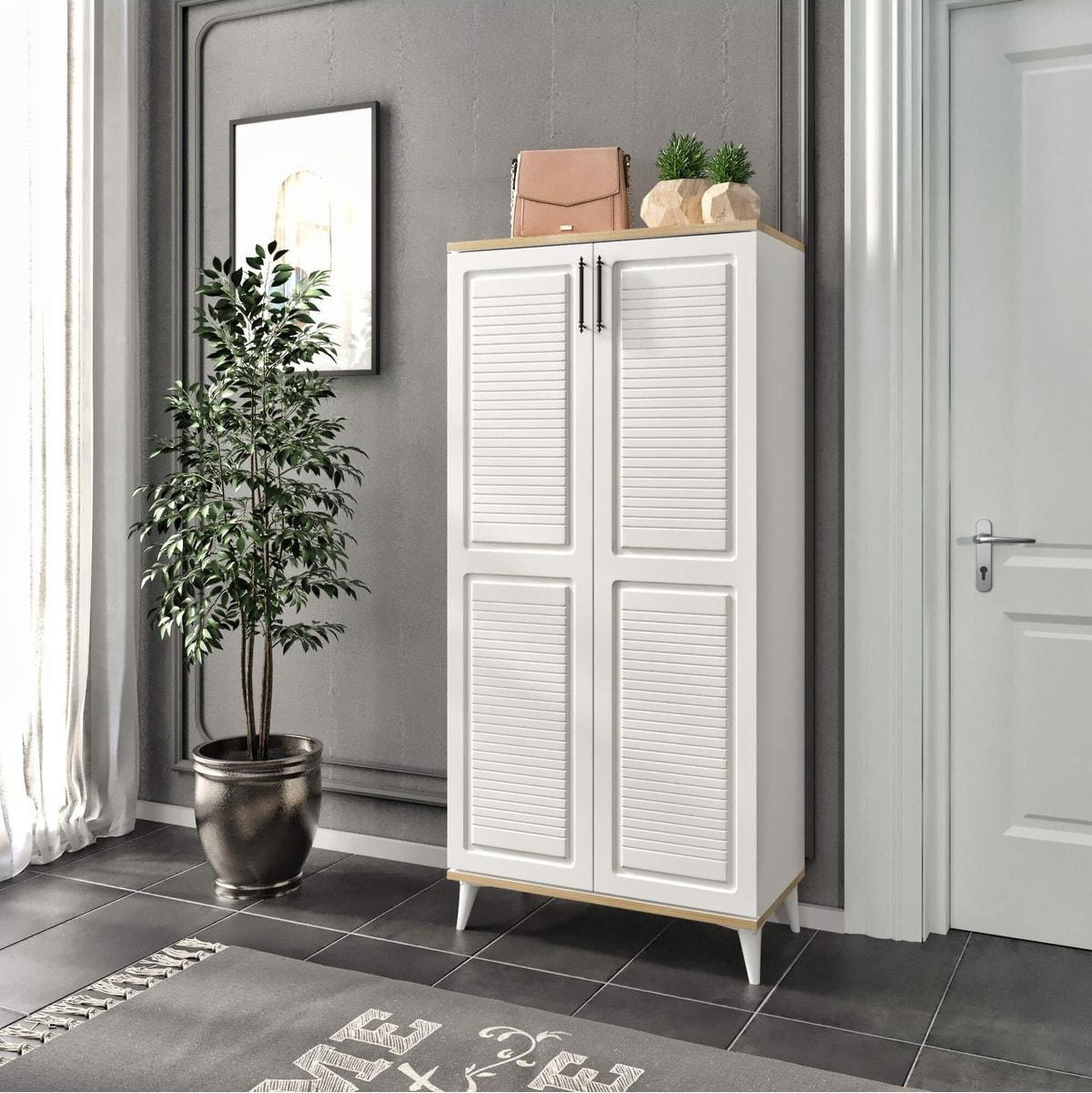 Baby Darling Dali 7 Bölmeli Ayakkabılık %100 Mdf - idefix