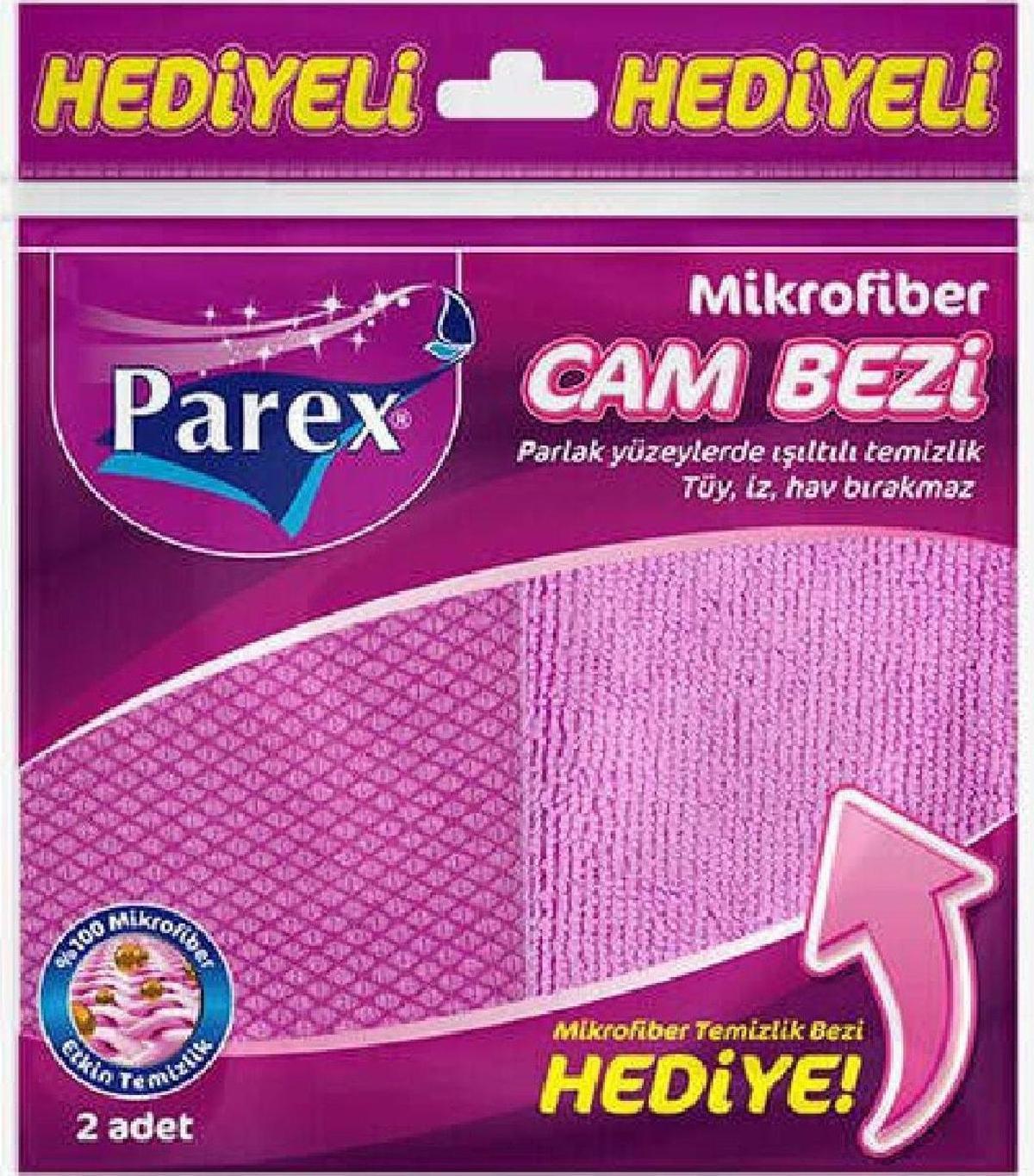 Parex Mikrofiber Cam Bezi Temizlik Bezi Hediyeli - idefix