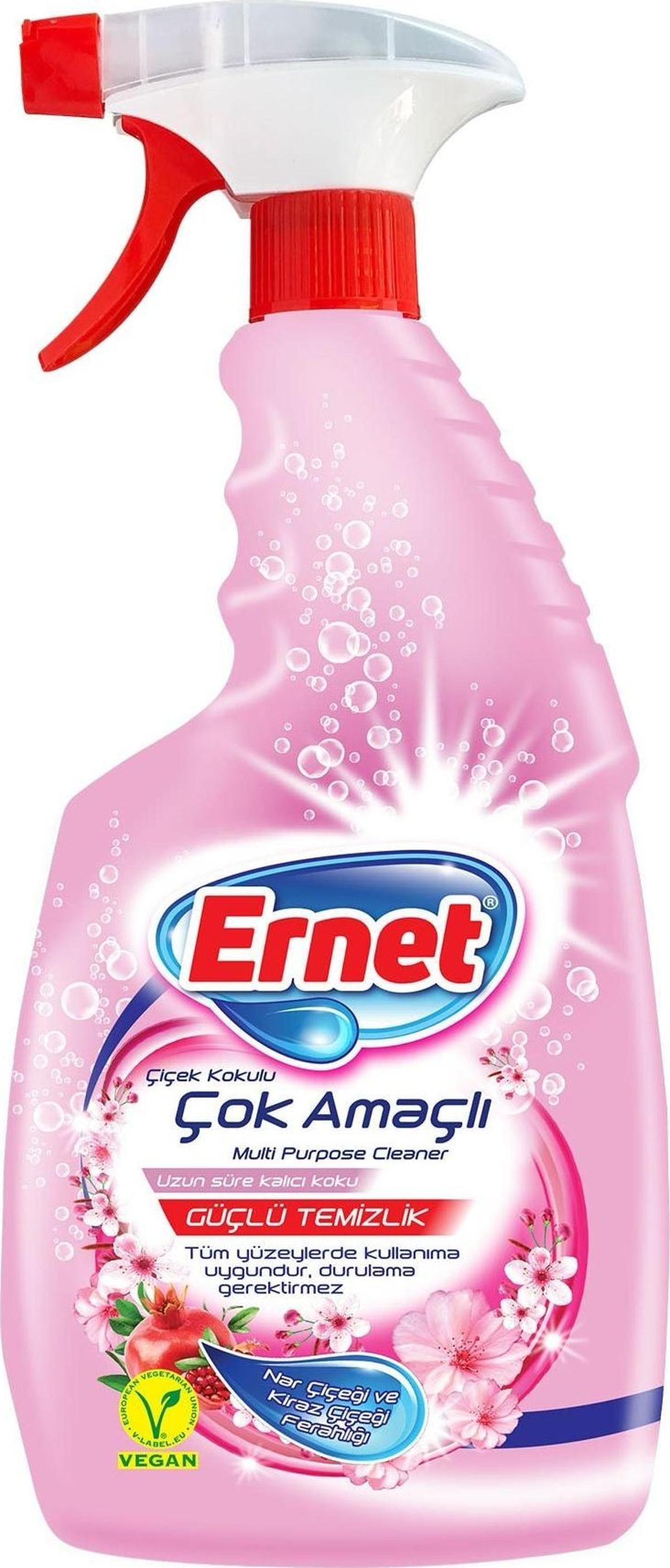 Ernet Çok Amaçlı Temizleyici Çiçek Kokulu 750 ml - idefix