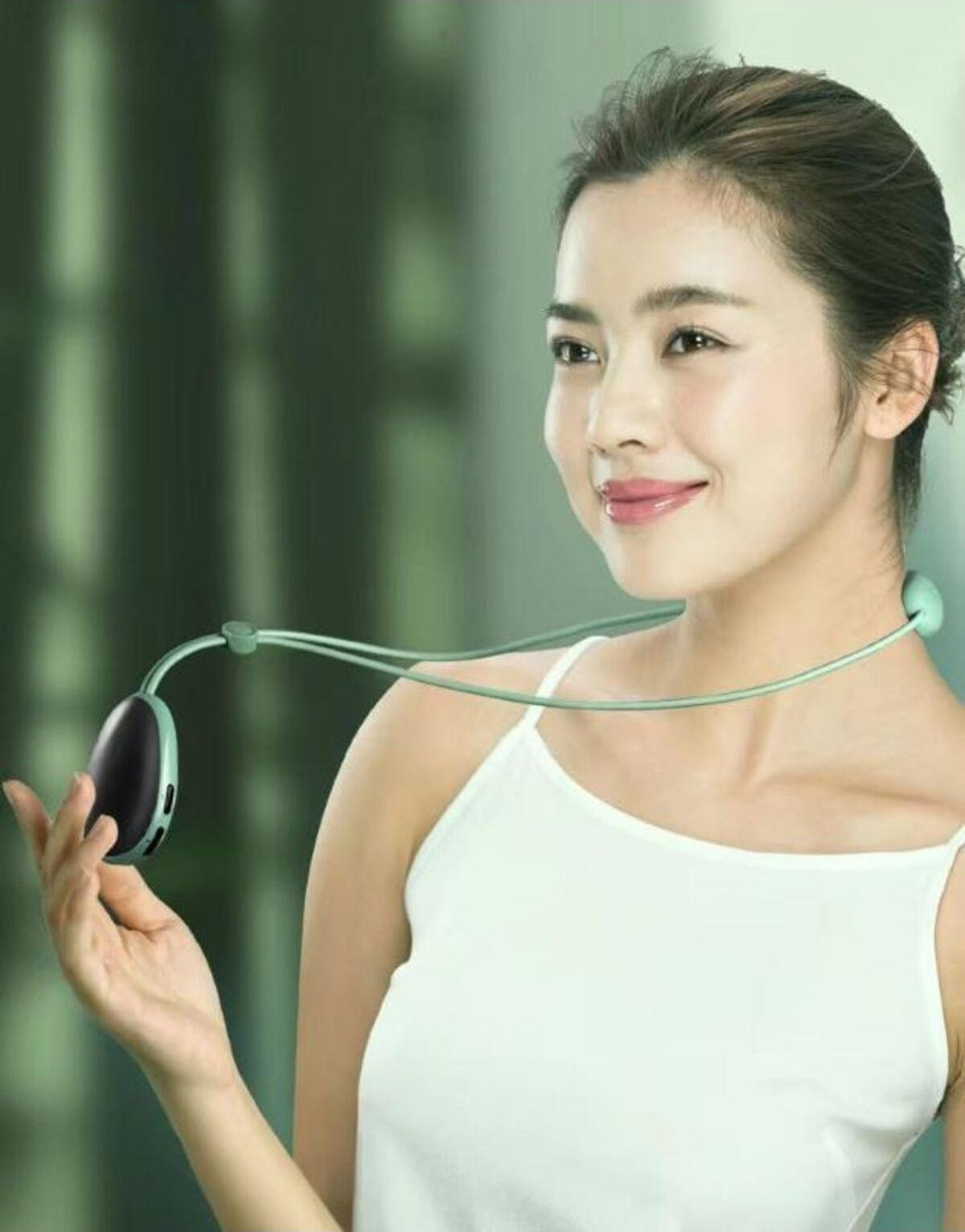 Coverzone Boyun Masaj Aleti Rahatlatıcı ve Dinlendirici Masaj Akıllı Titireşim Boyun Masaj ...