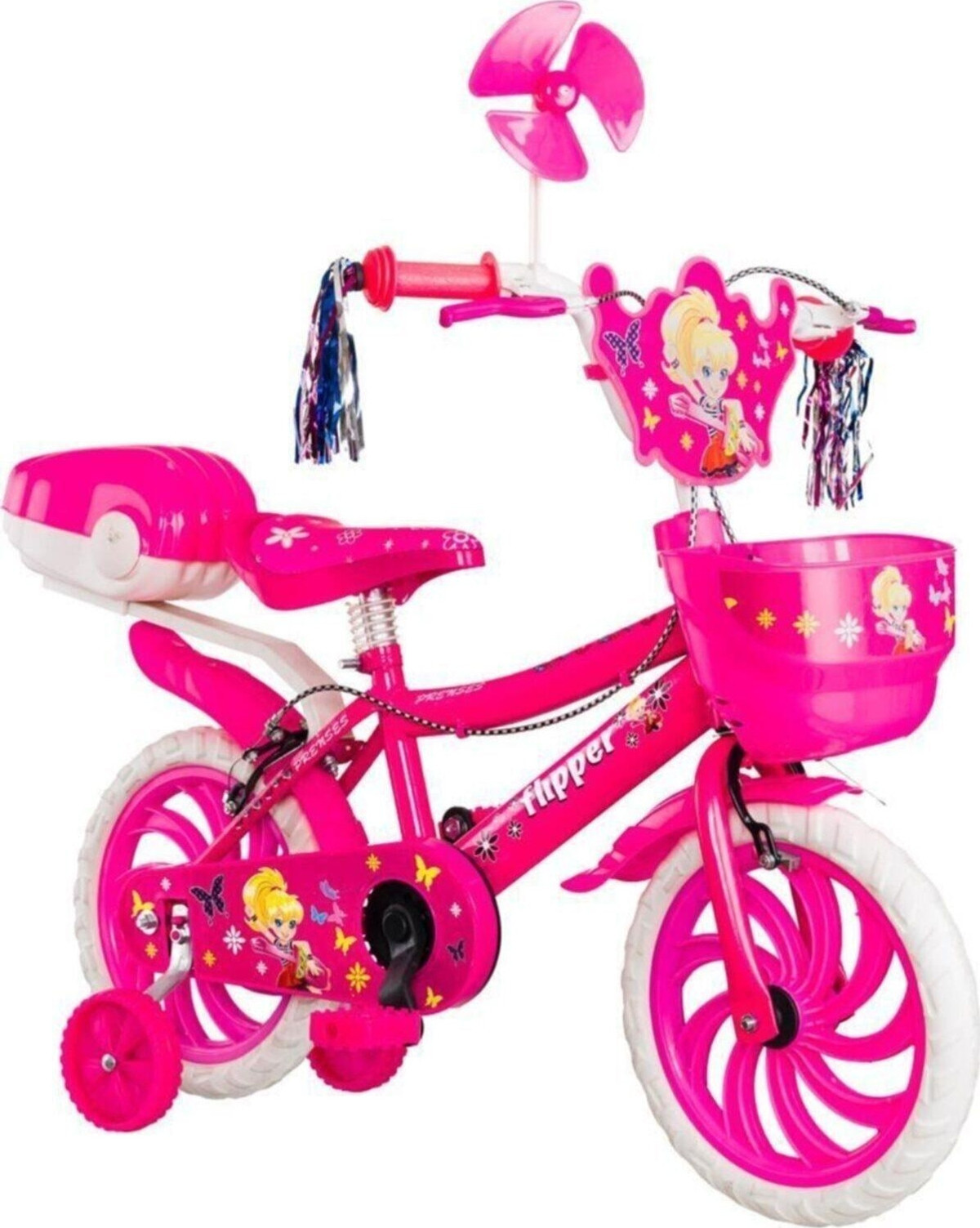 Flipper Pembe Kız Çocuk Bisikleti 15 Jant 2021 Yeni Sezon - idefix