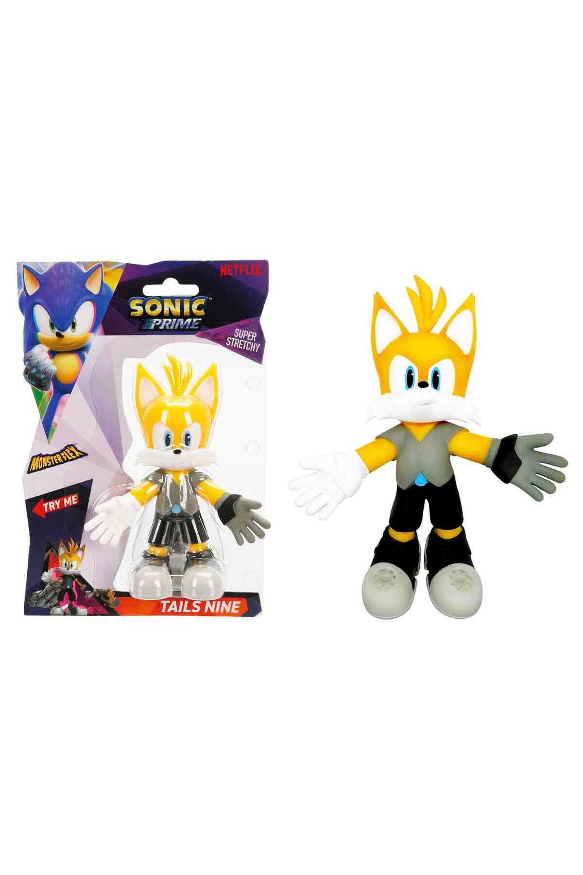 Sunman Monster Flex Sonic Prime Stretch Figür - Tails Nine - idefix
