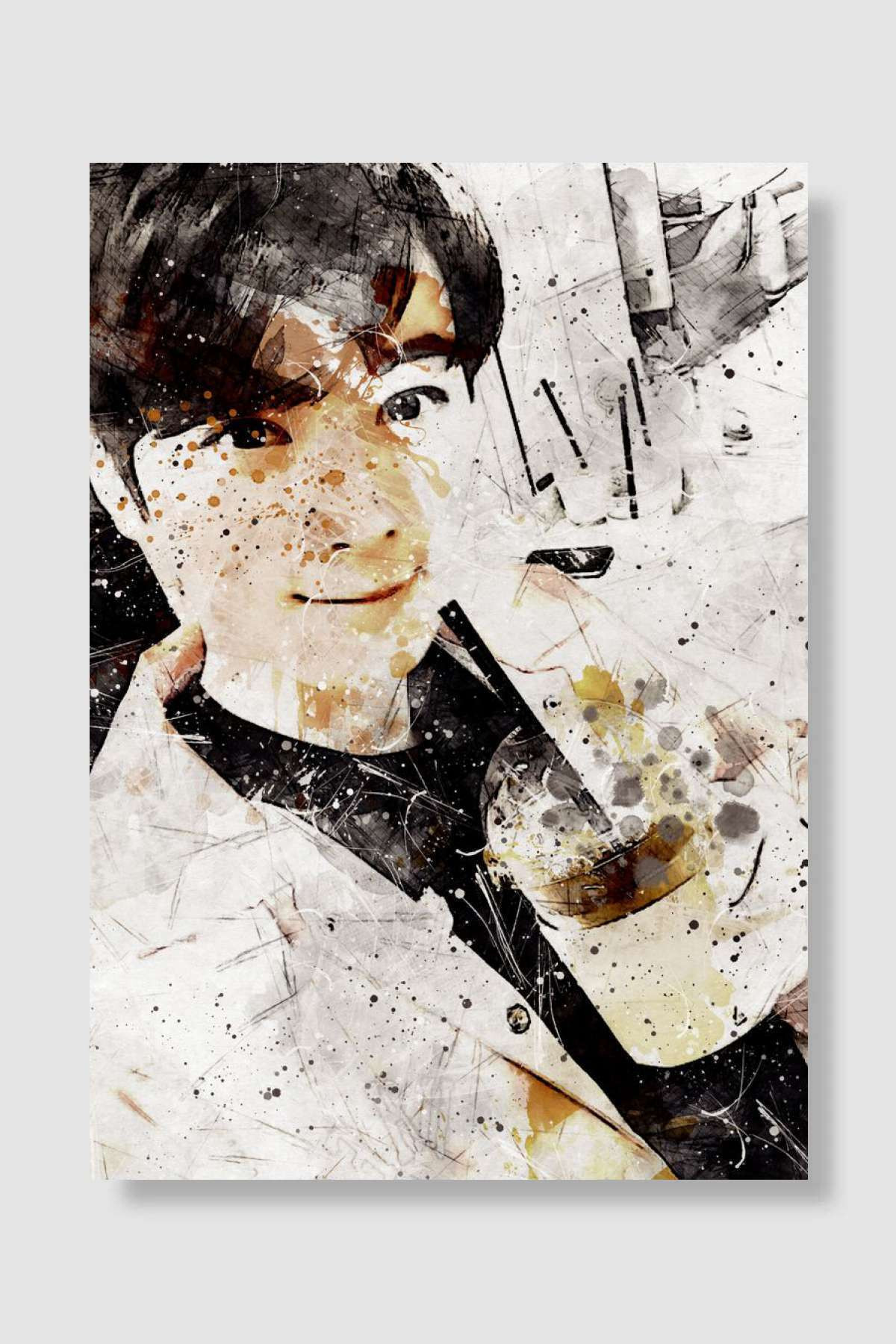 Kubdekor Cha Eun Woo Idol Kpop Müzik Poster Çerçevesiz Yüksek Kalite ...