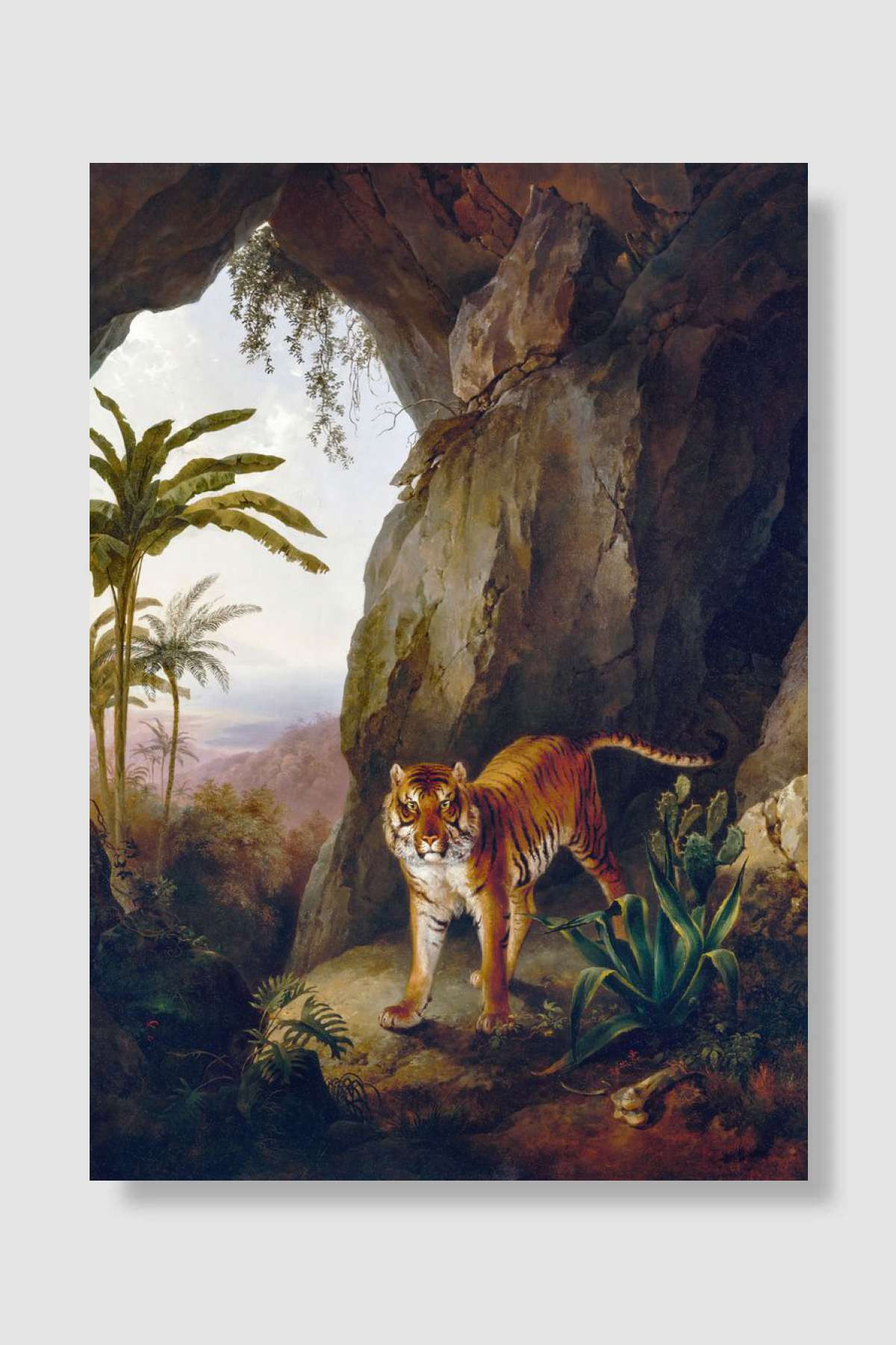 Kubdekor TIGER FOR JACQUES LAURENT Popart Poster Dekoratif Modern ...