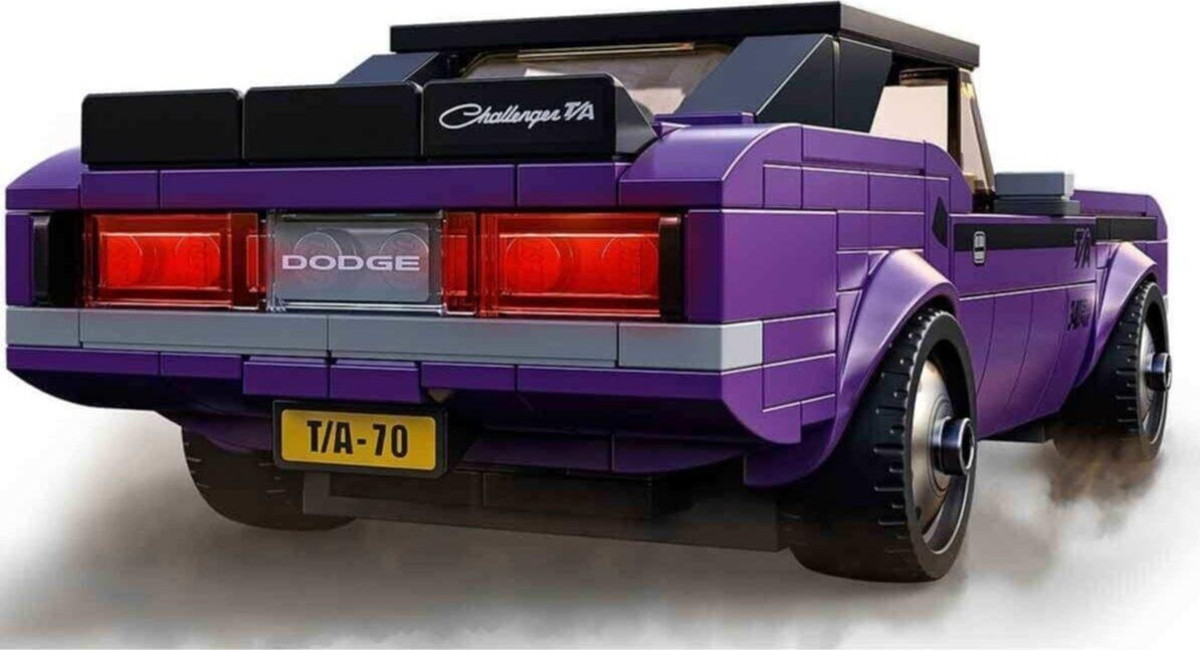 LEGO Beyaz At - Speed Champions Mopar Dodge Top Fuel Dragster Ve 1970 ...