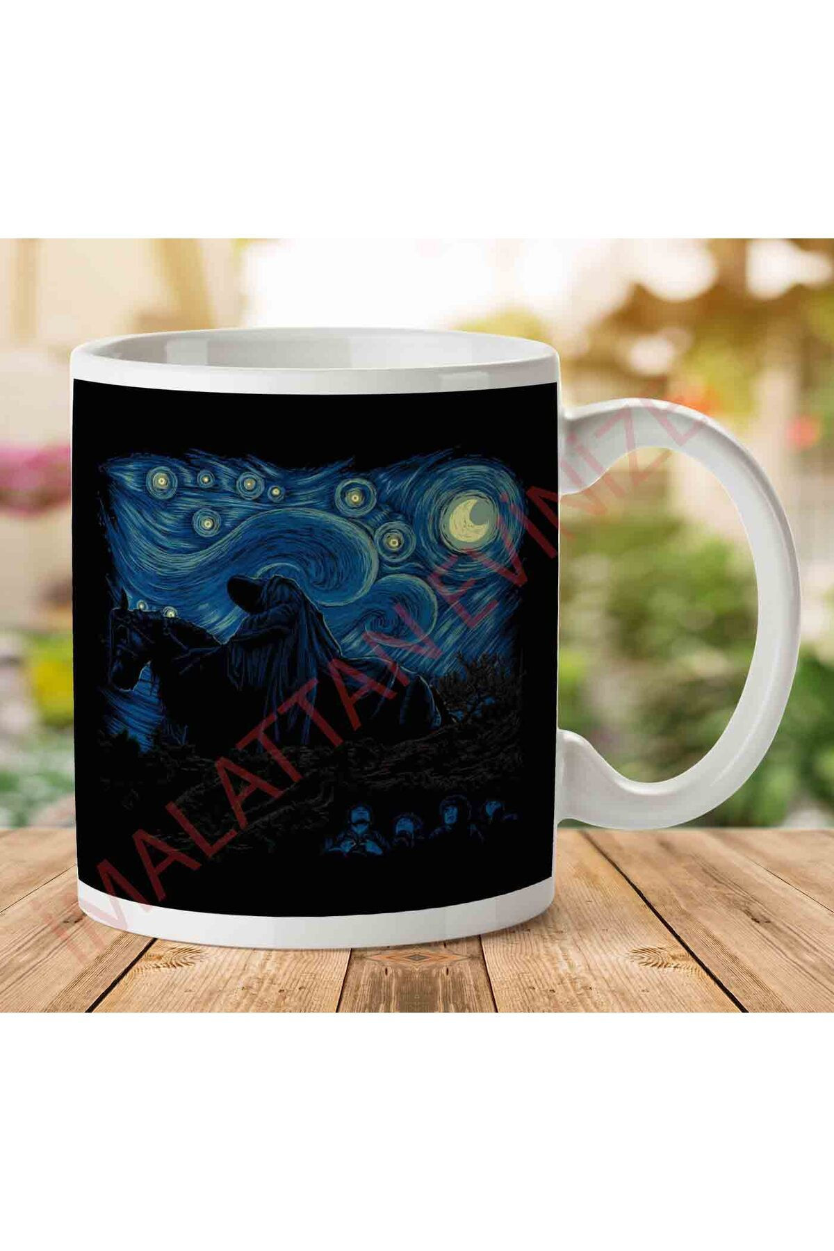 Art hedi̇ye 1-2087 Starry Night In Middle Earth Lord Of The Rings İki ...