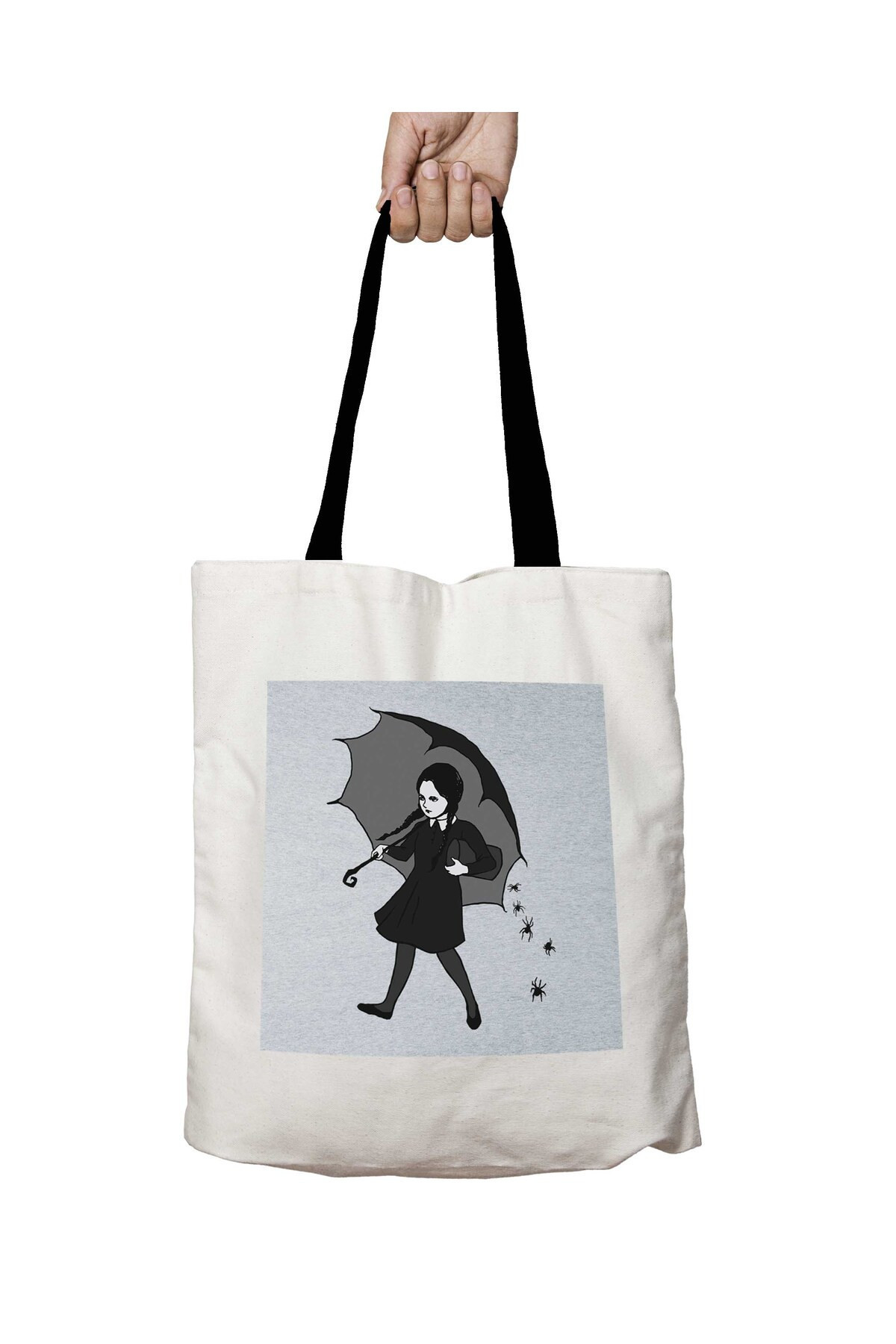 Art hedi̇ye Siyah Kulplu Wednesday Addams Umbrella Yıkanabilir Okul ...