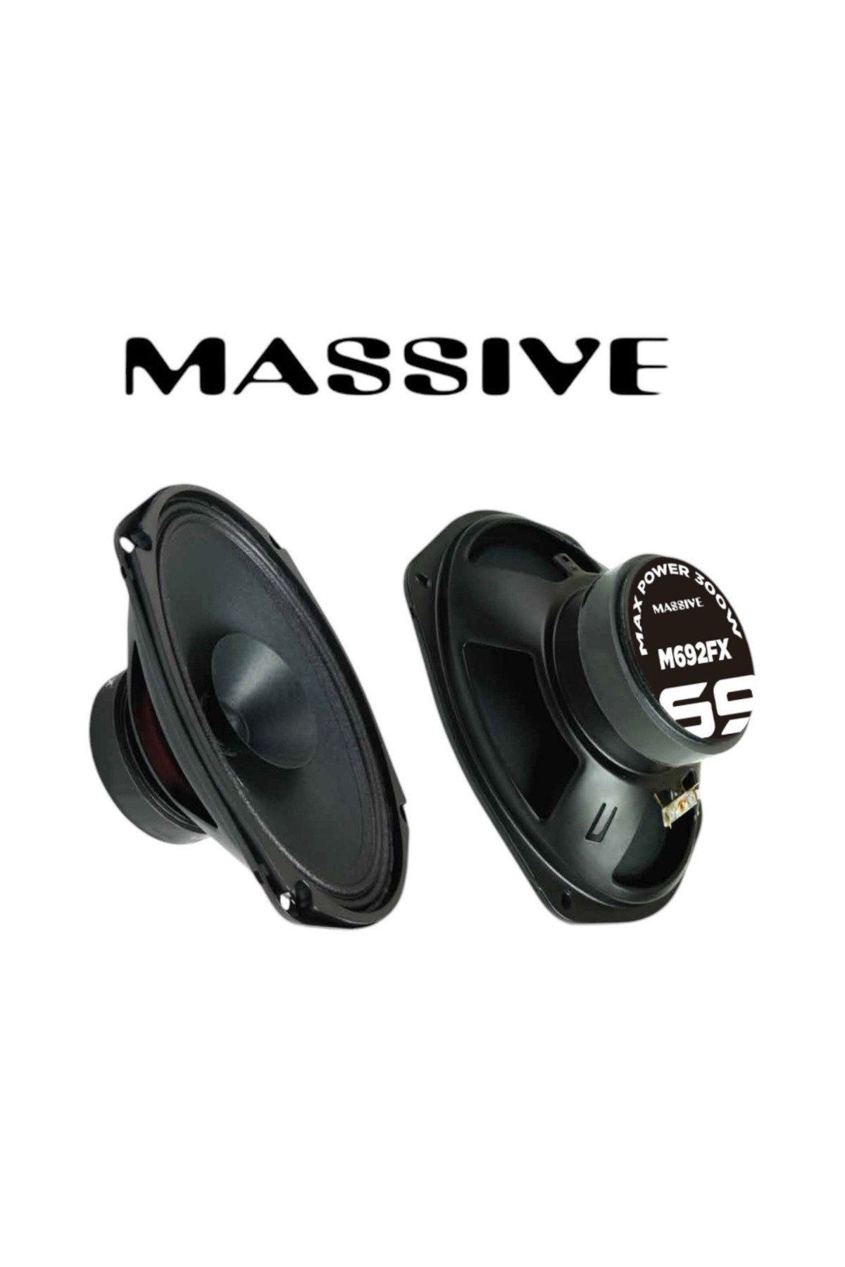 Massive Ms-M692Fx Özel Seri Çifti 600W-240W Rms Tanesi Oval Oto ...