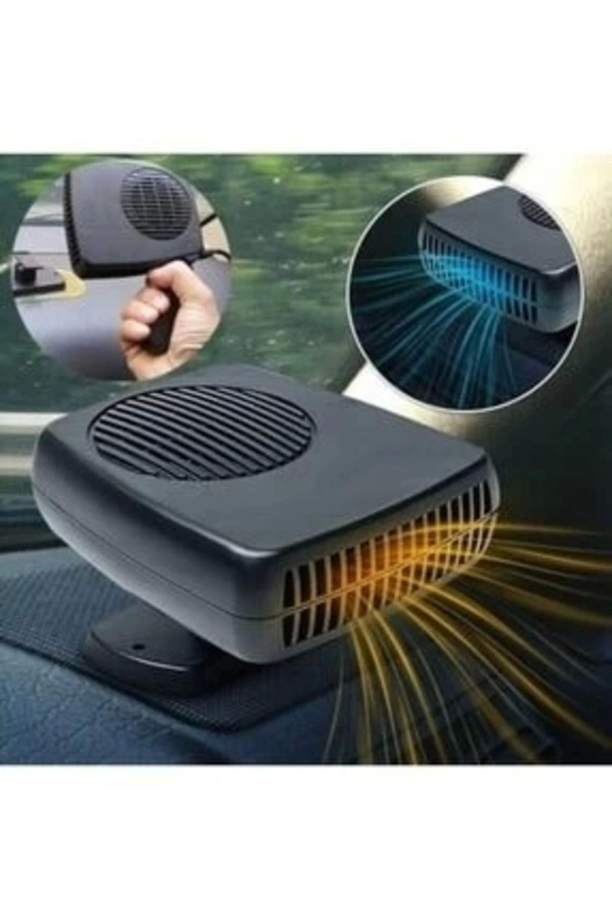 Oto Isıtıcı/Soğutucu Fan Cam Buğu Çözücü Fan Araç Içi 12v Çakmaklık ...