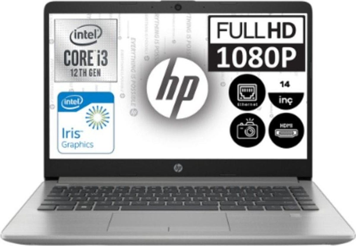 Hp 240 G9 İntel Core i3 1215U 16GB 512GB SSD 14" FHD FDOS Taşınabilir ...