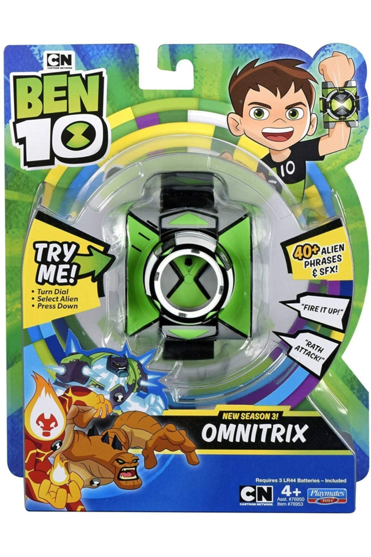 Ben 10 Omnitrix Saat Yeni Sezon 3 Ben Ten Oyuncakları Türkçe Konuşan Saati