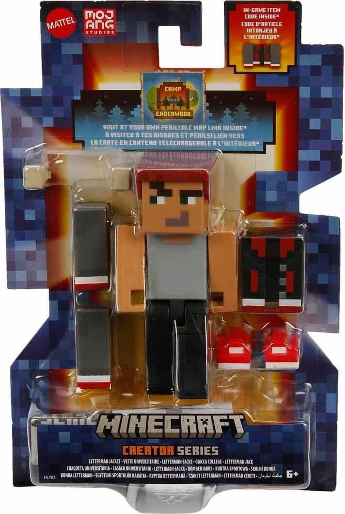 Mattel Minecraft Creator Serisi Figürleri HJG74 - Letterman Jacket - idefix